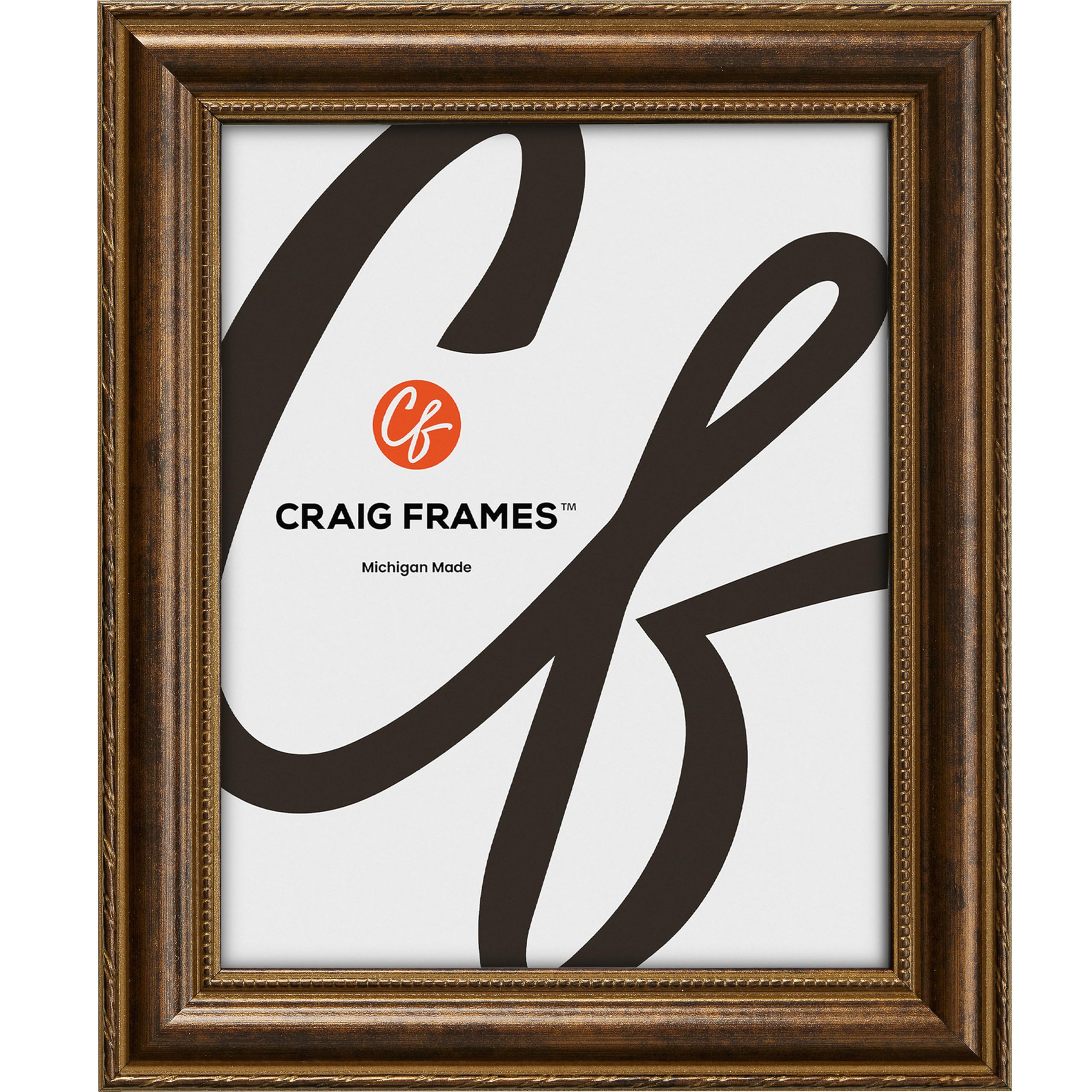 Amazon.com - Craig Frames Victoria, 7x9 Picture Frame, Ornate Bronze