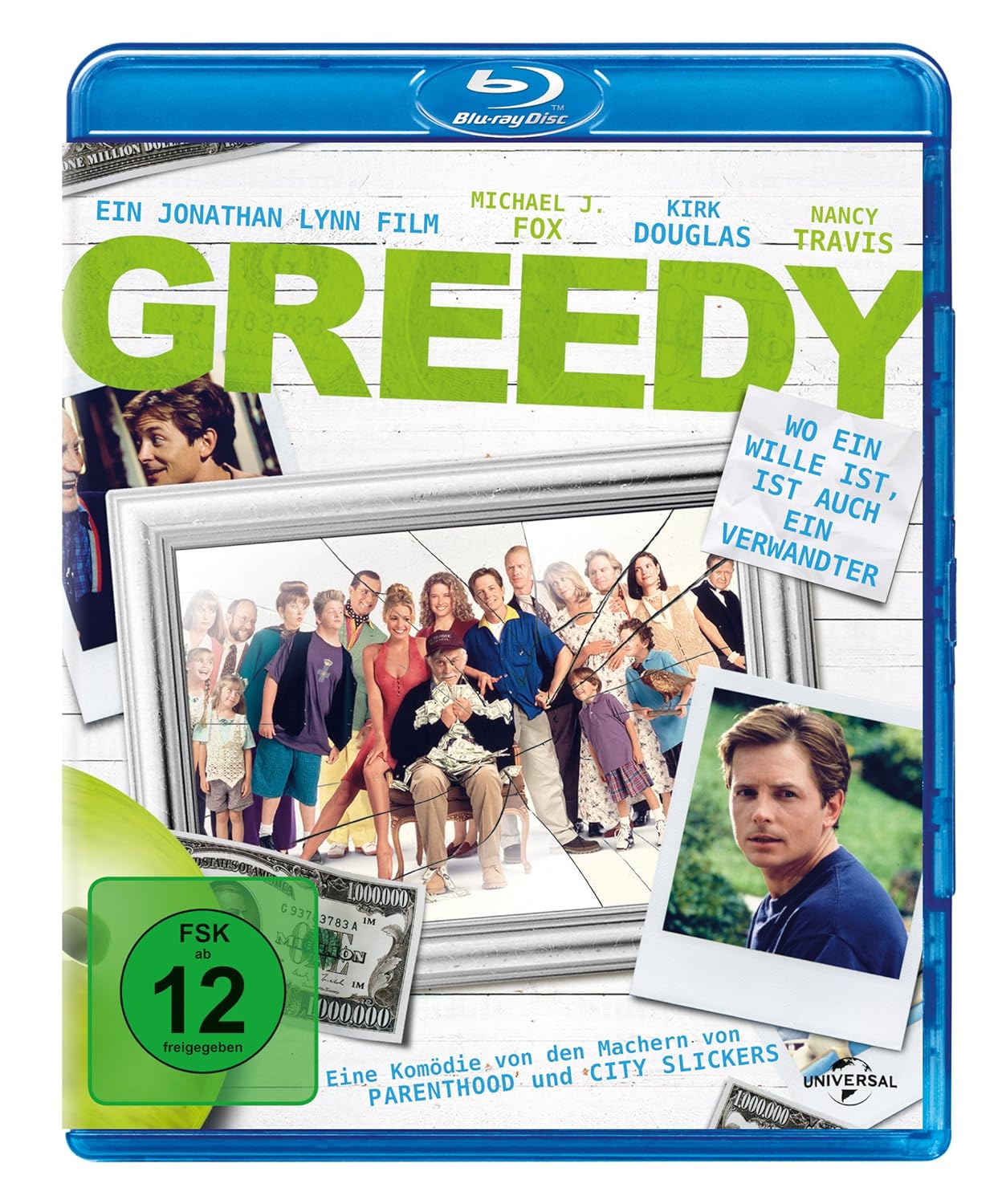 Greedy [Blu-ray]: Amazon.de: Fox, Michael J., Travis, Nancy, Douglas ...