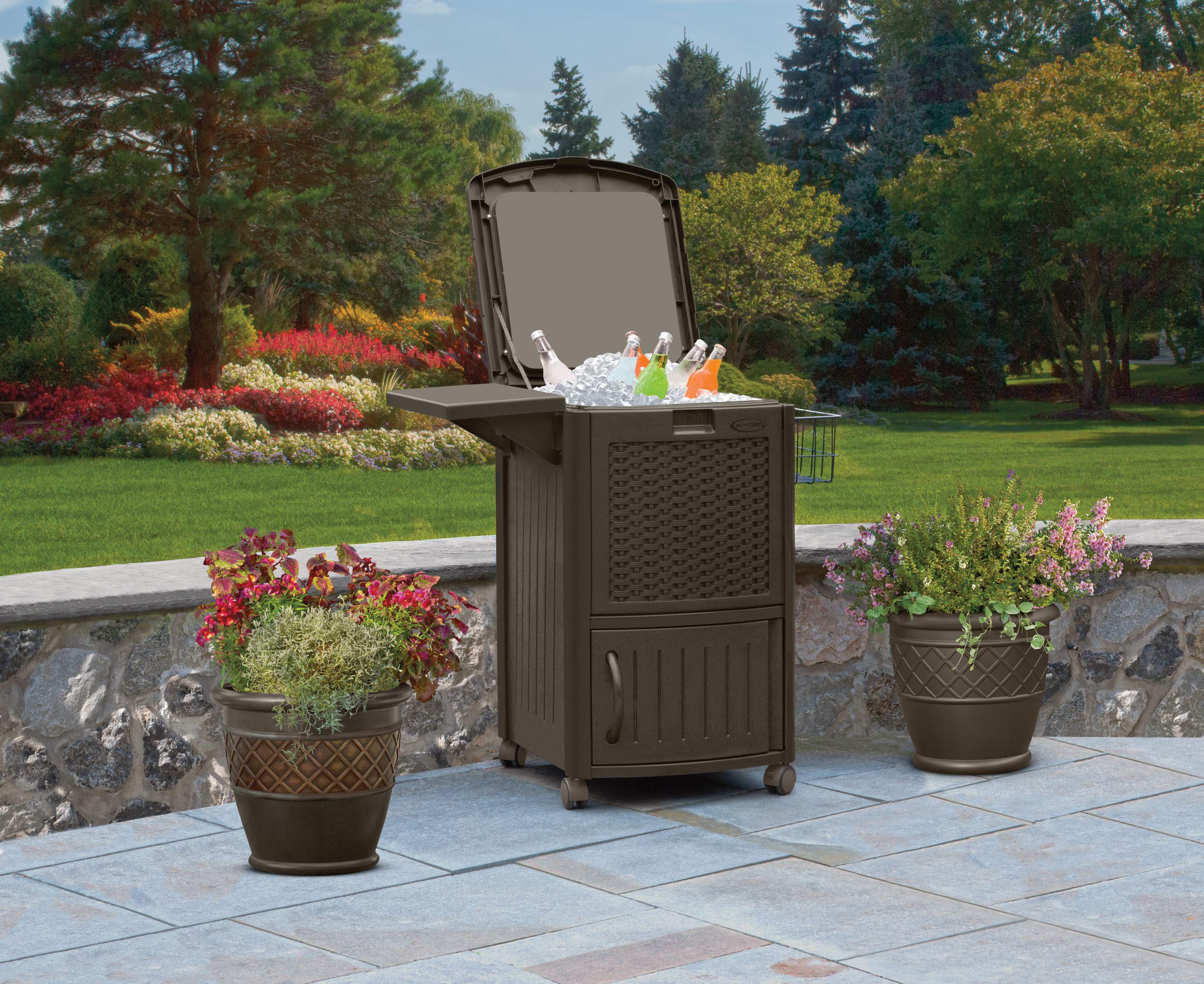 Suncast Cooler Station Patio Cooler 77 | atelier-yuwa.ciao.jp