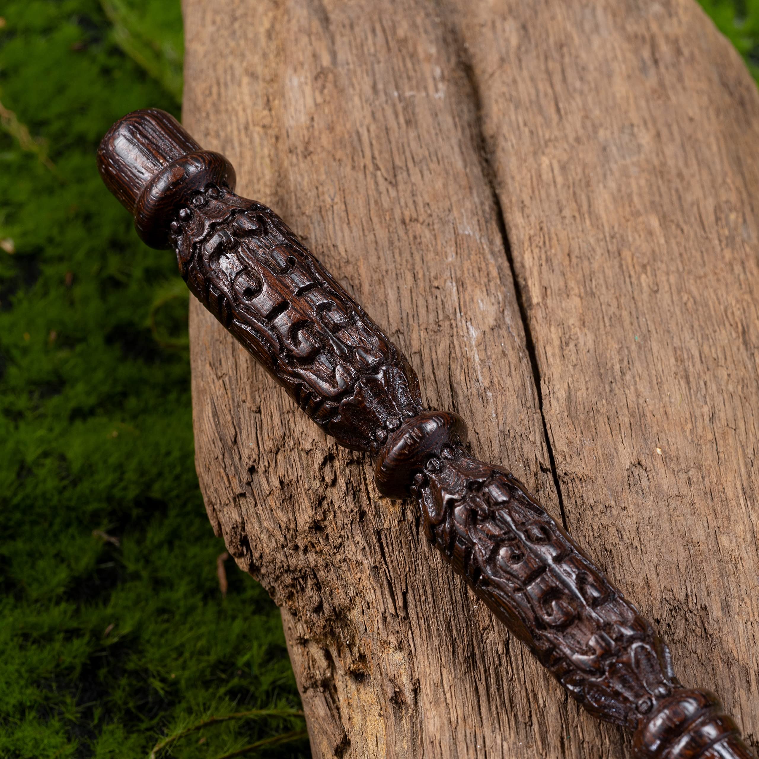 Snapklik.com : Handicraftviet - Hand Carved Wooden Magic Wand/Magic ...