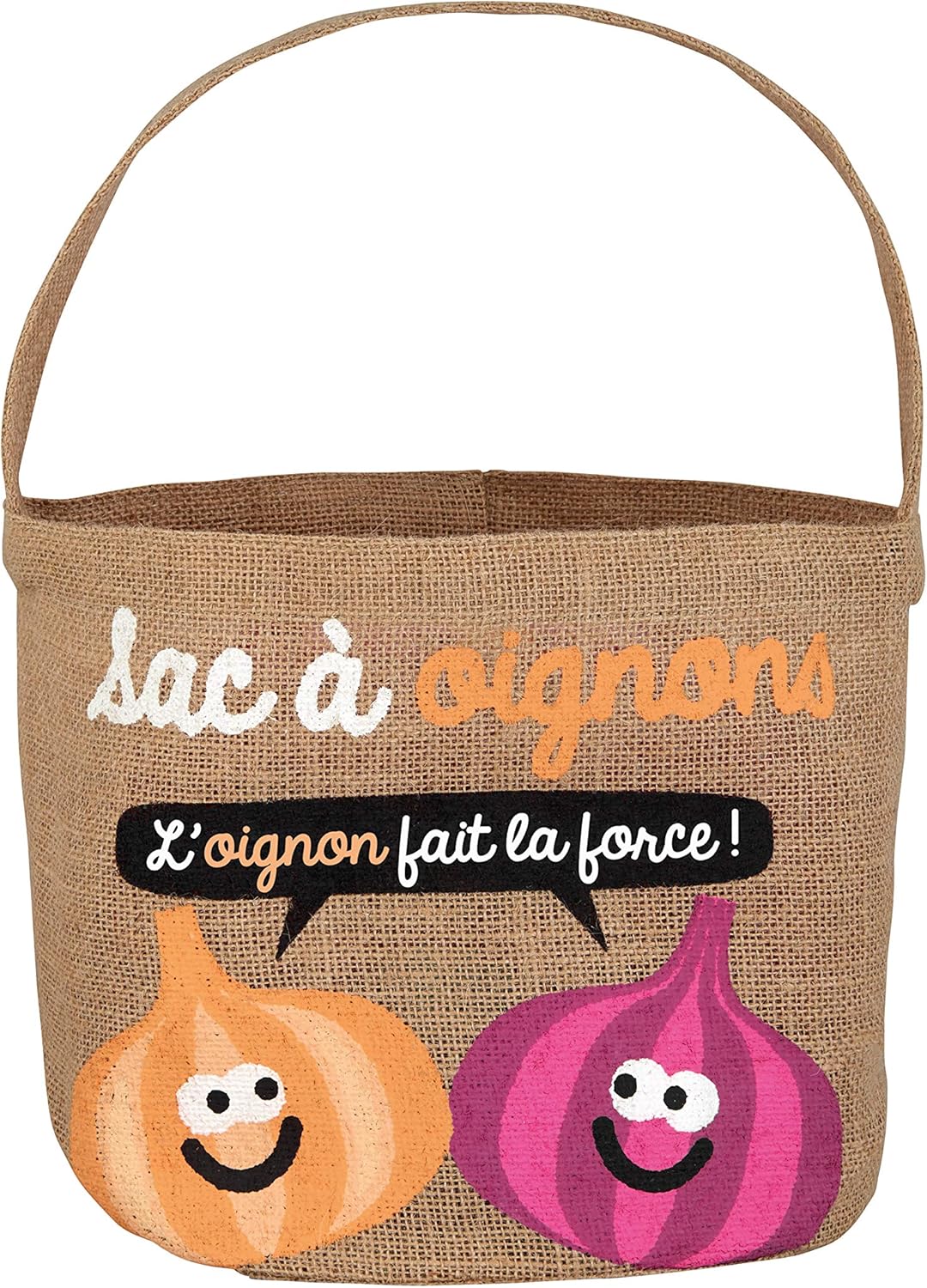 Sac à oignons Fait la force - Derrière la porte : Amazon.fr: Mode