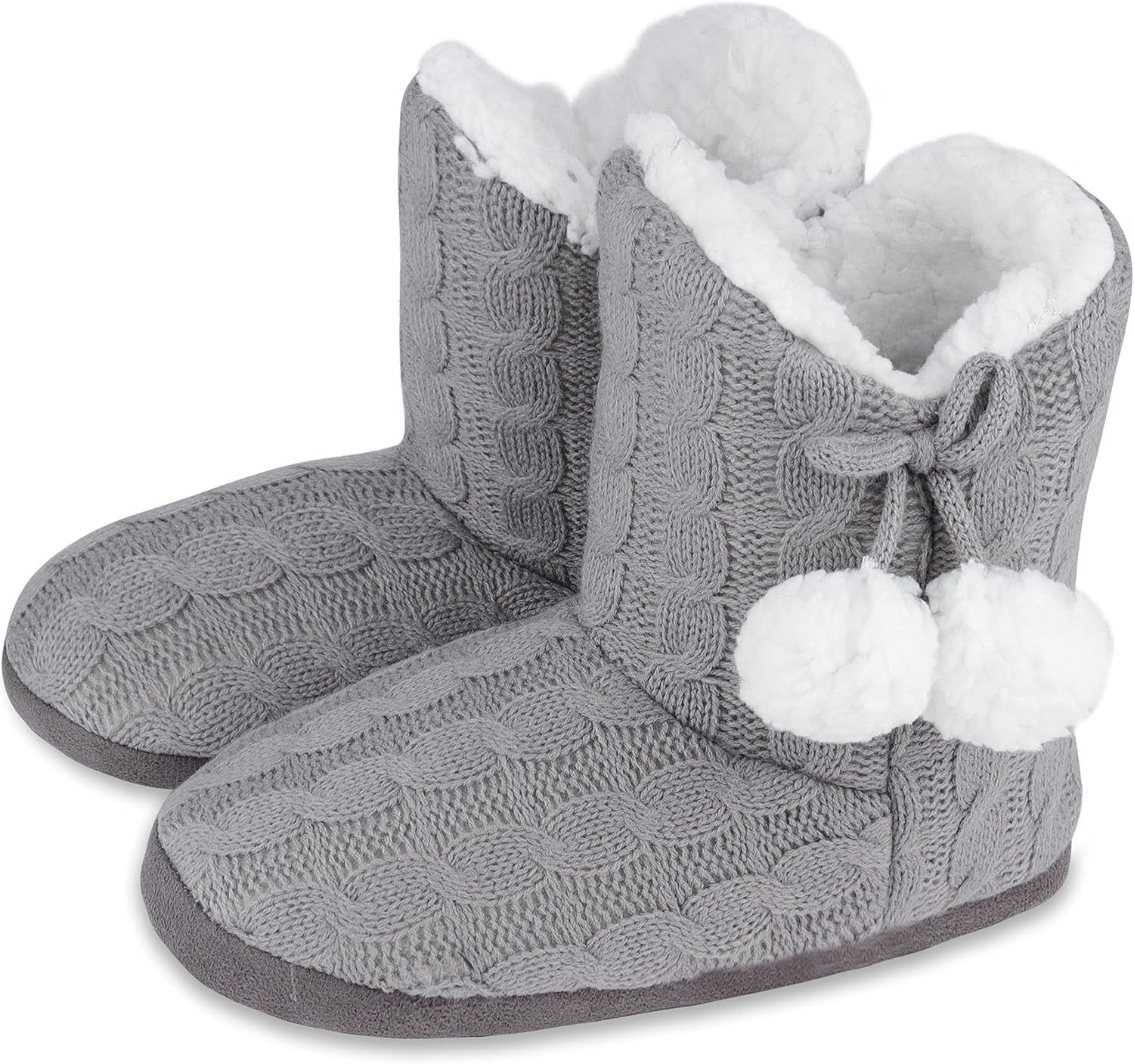 Belloxis Hausschuhe Damen Winter Hüttenschuhe Damen Warme Hausschuhe ...