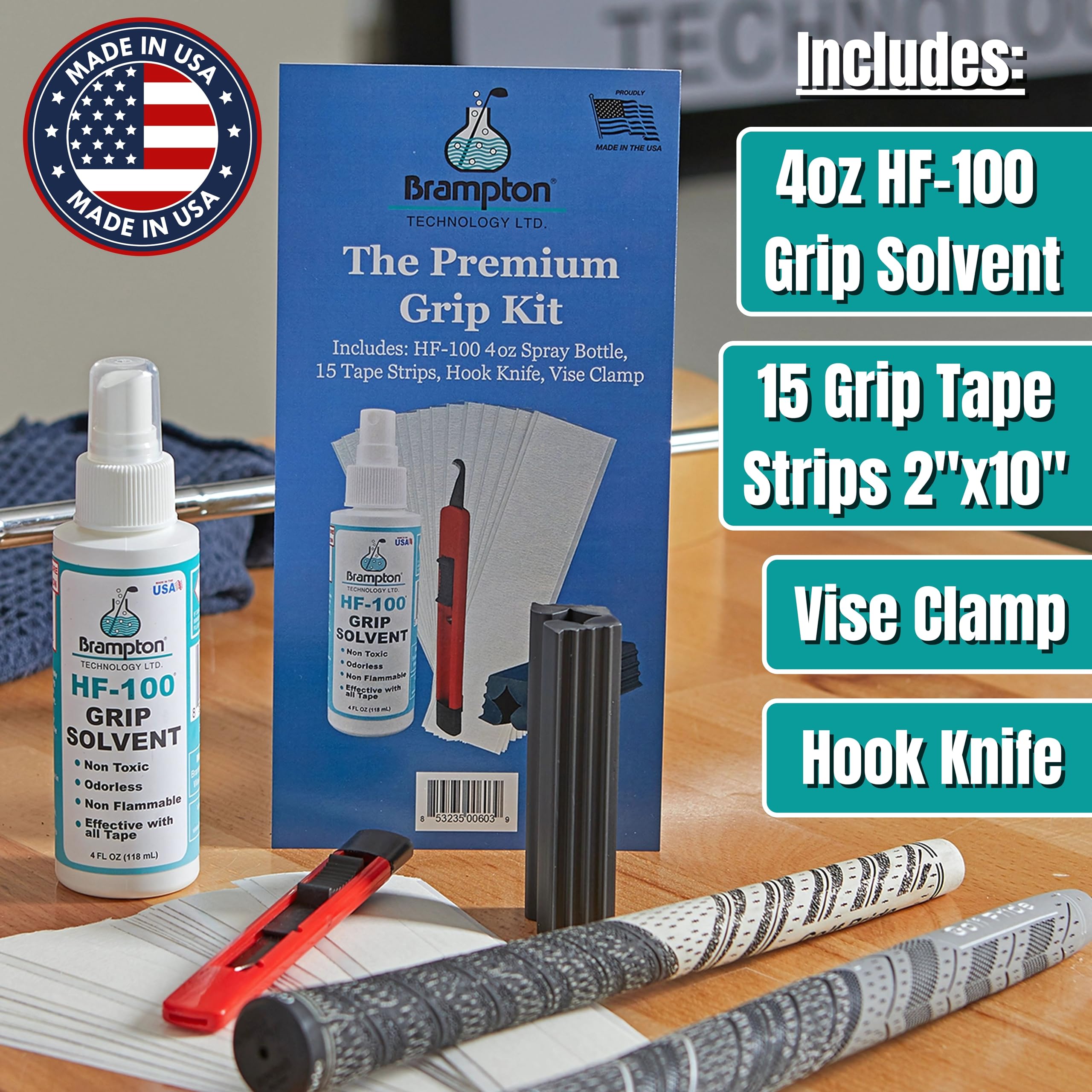 Snapklik.com : Brampton Premium Golf Grip Kit For Golf Club Regripping ...