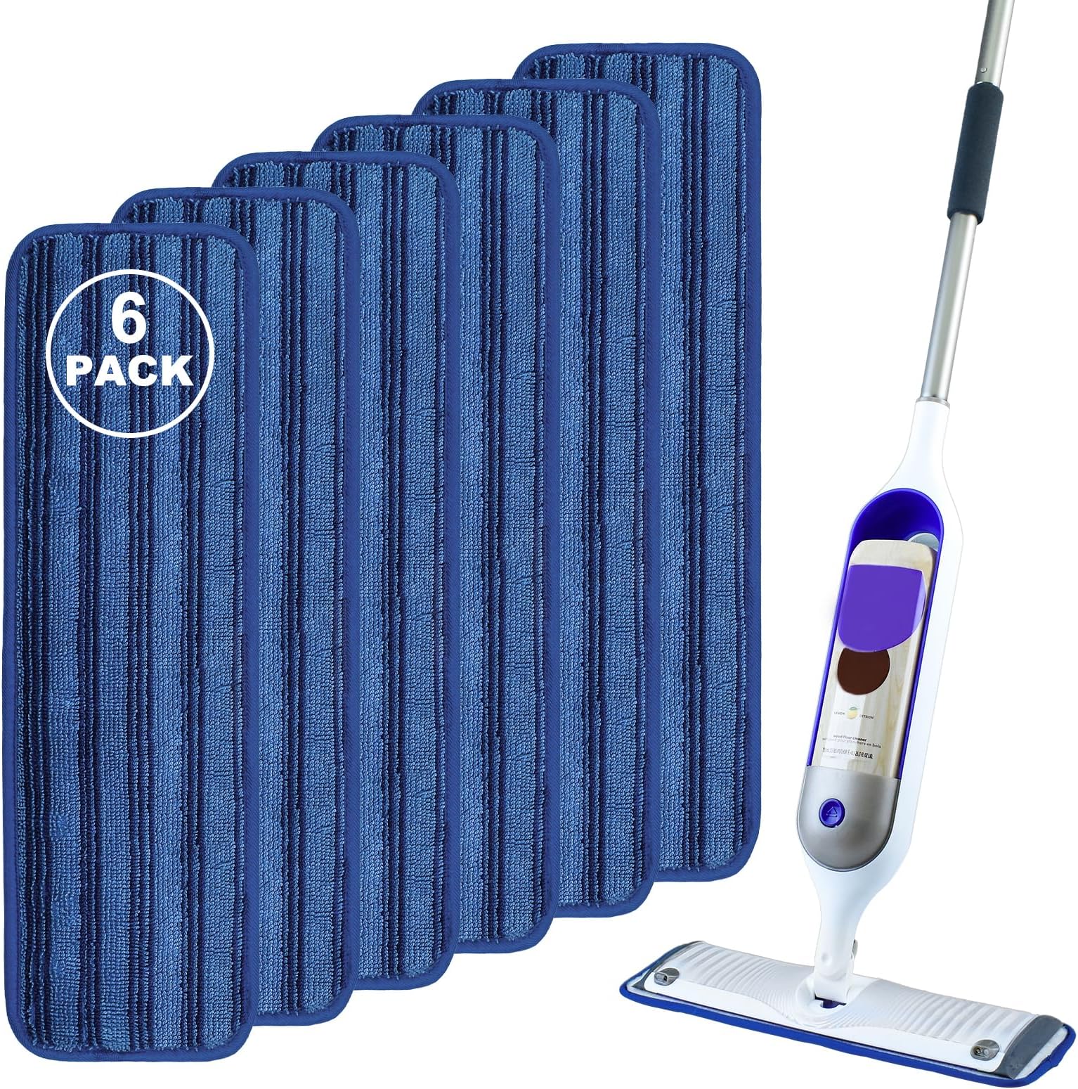 Amazon.com: 8 Pack Steam Mop Reusable Replacement Pads for Bissell ...