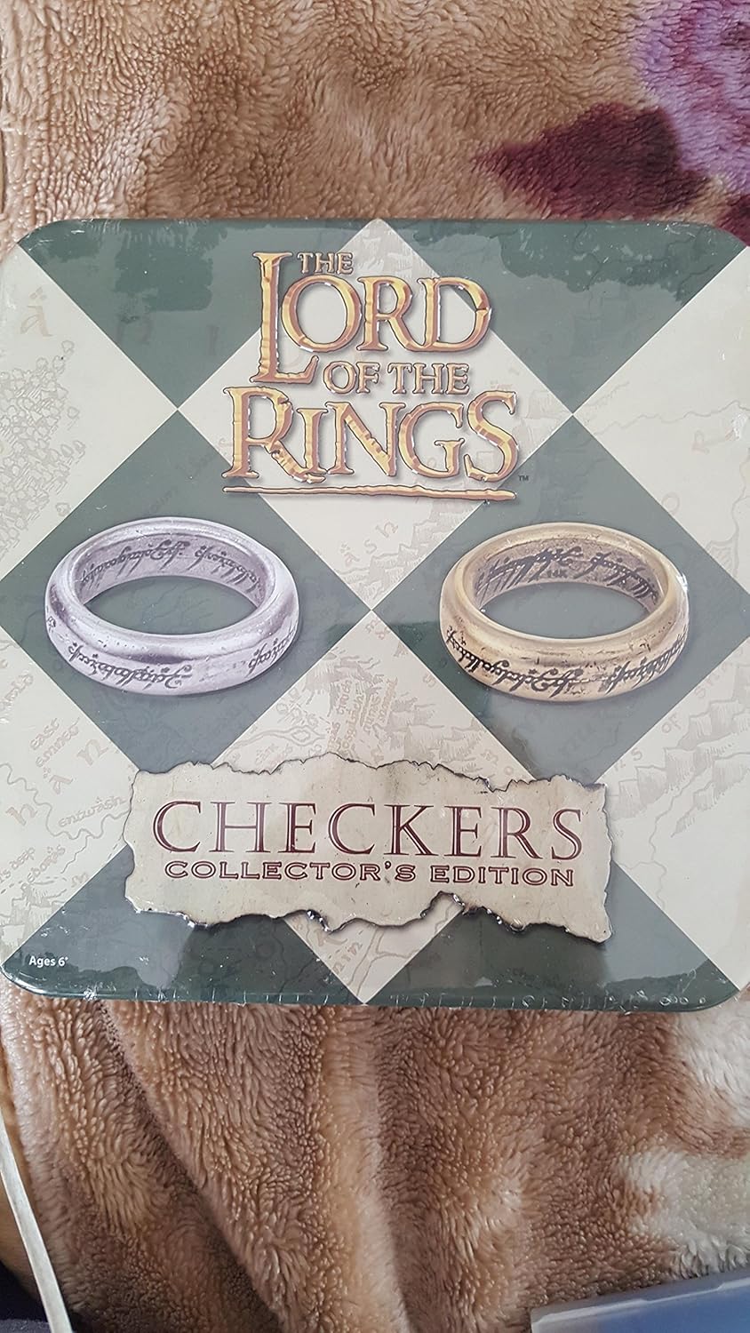 USAopoly Lord of The Rings Checkers : Amazon.co.uk: Toys & Games