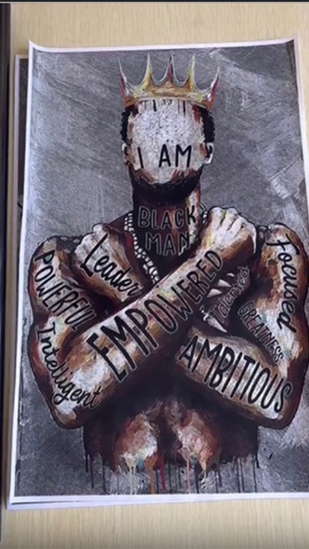 Black Art Strong Man