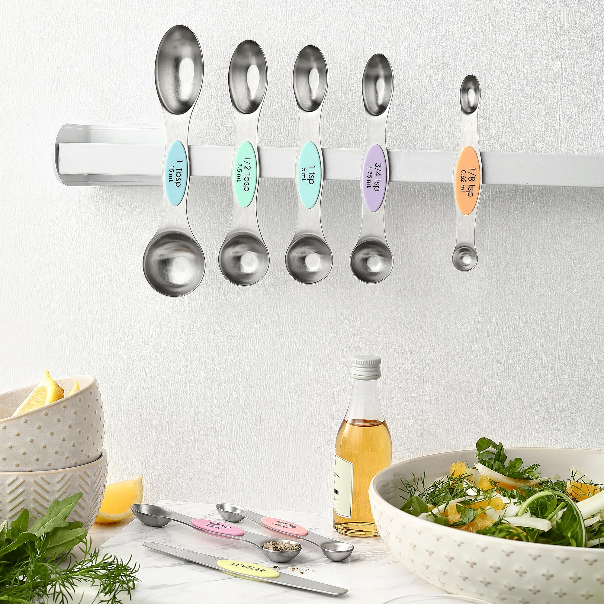 Snapklik.com : Spring Chef Magnetic Measuring Spoons Set