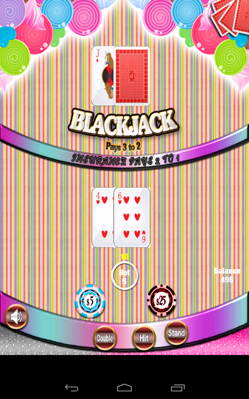 Blackjack Free 21 Card Games Candies Warp Zones - App on Amazon Appstore