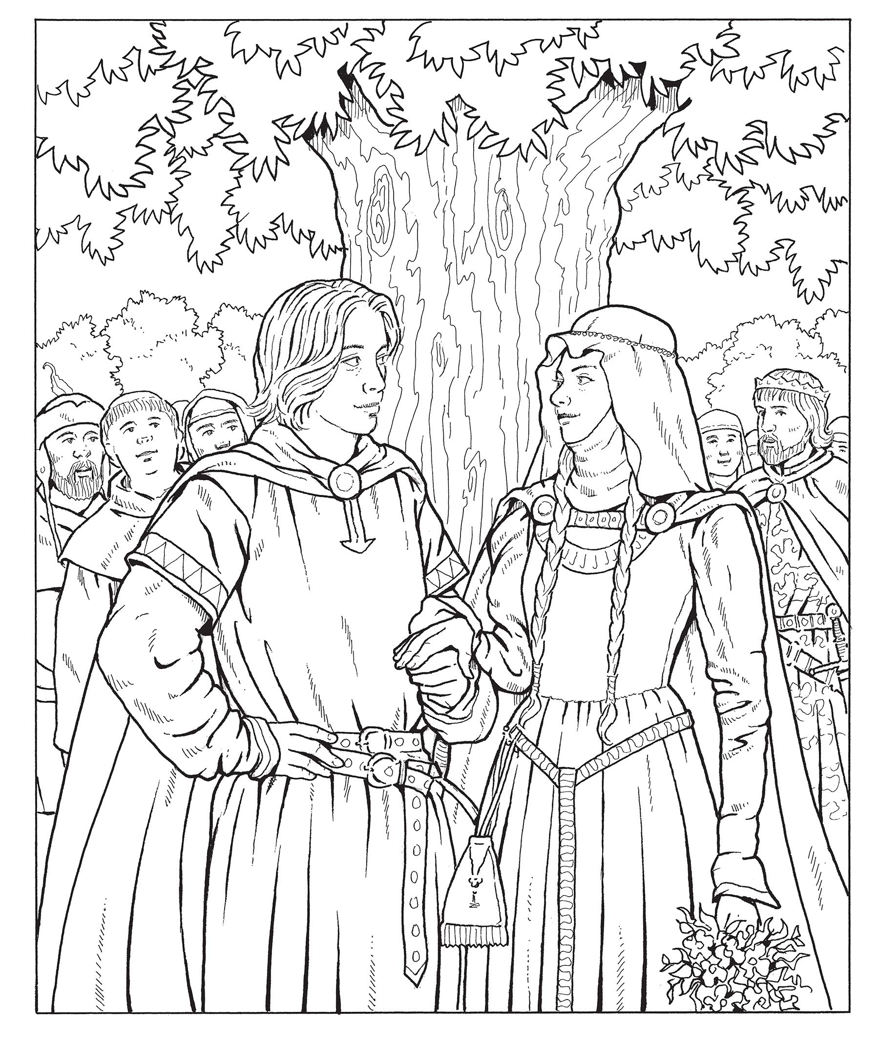 Maid Marian Coloring Pages