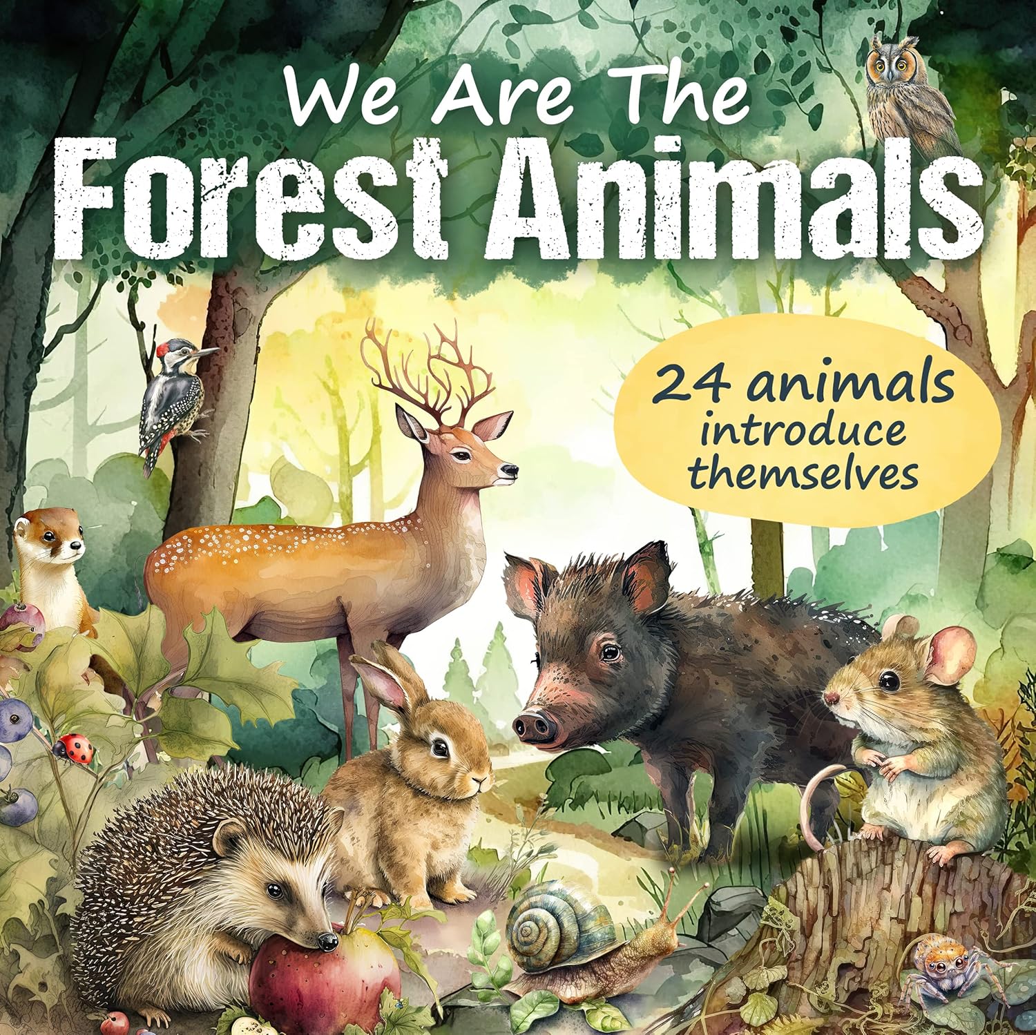 Amazon.com: Forest Book for Kids: We Are the Forest Animals: 24 Forest ...