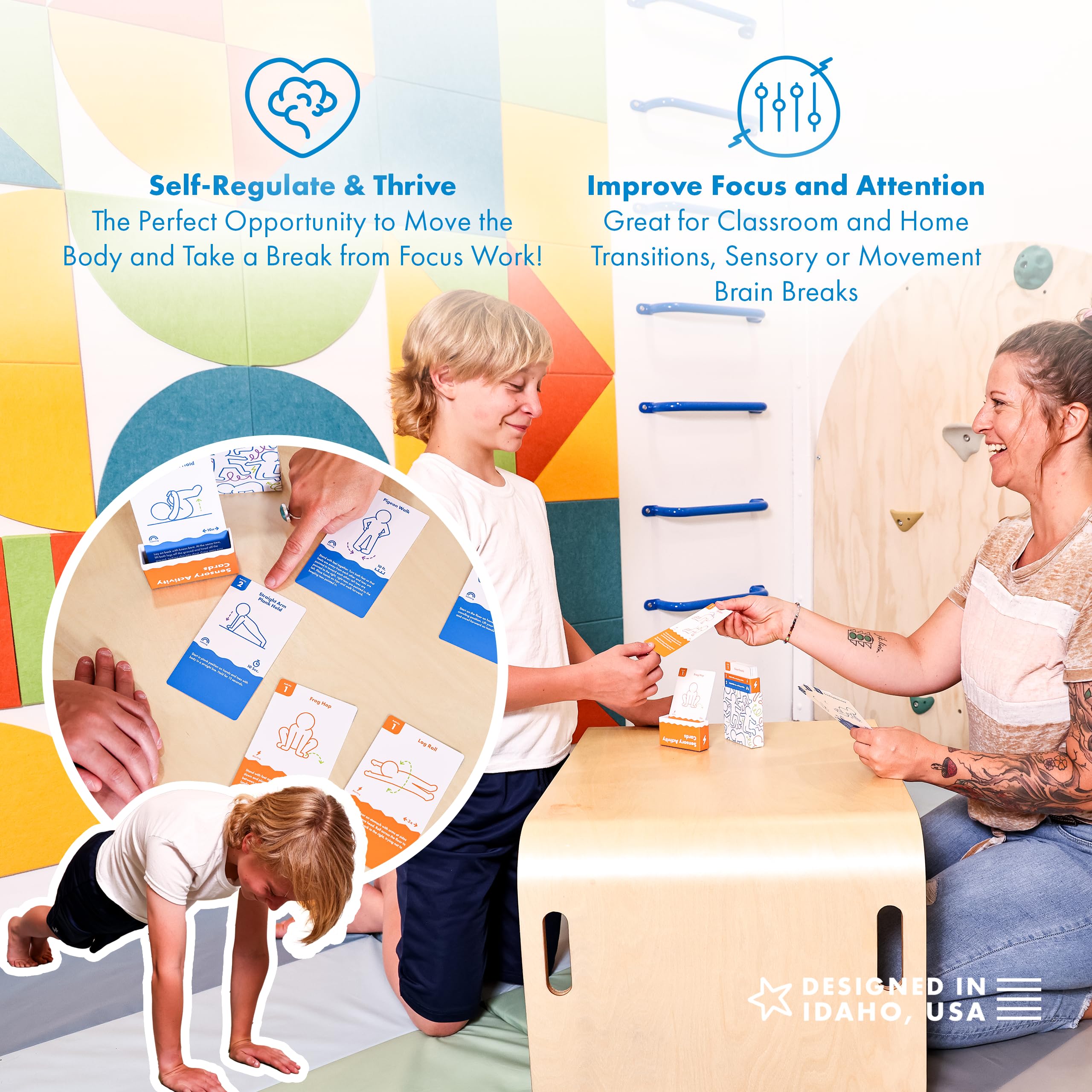 Snapklik.com : Harkla Sensory Activity Cards 60 Therapist-Designed ...