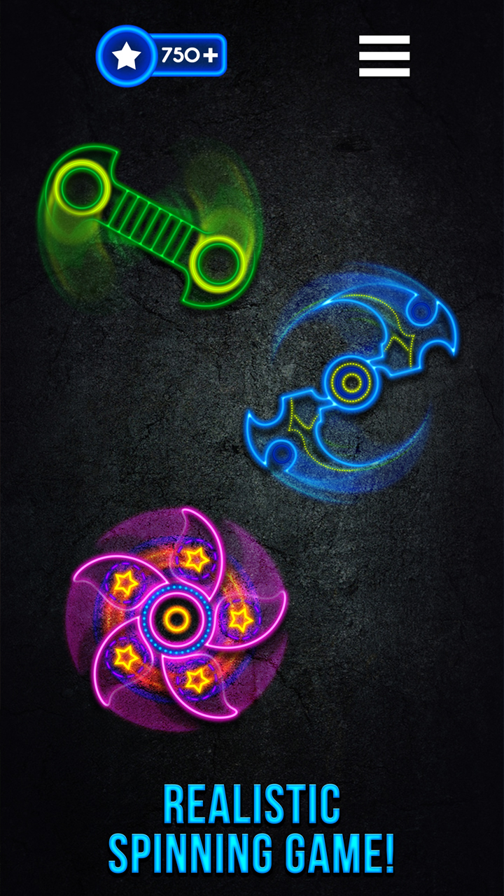 Awesome Fidget Spinner Game: Hand Spinning Toy | Rest and Relax Swiping ...