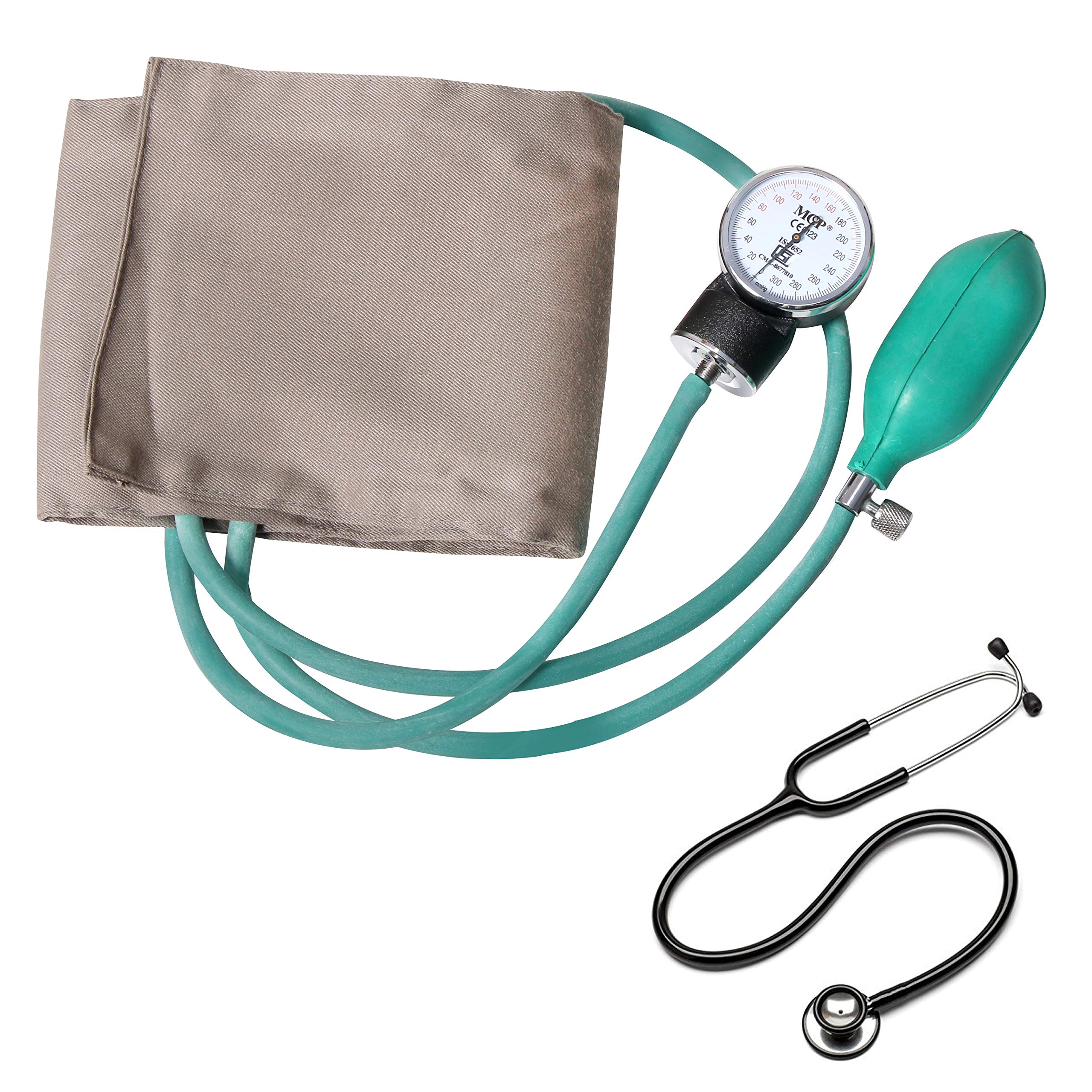 MCP Adult Deluxe Aneroid Sphygmomanometer - Professional Blood Pressure ...