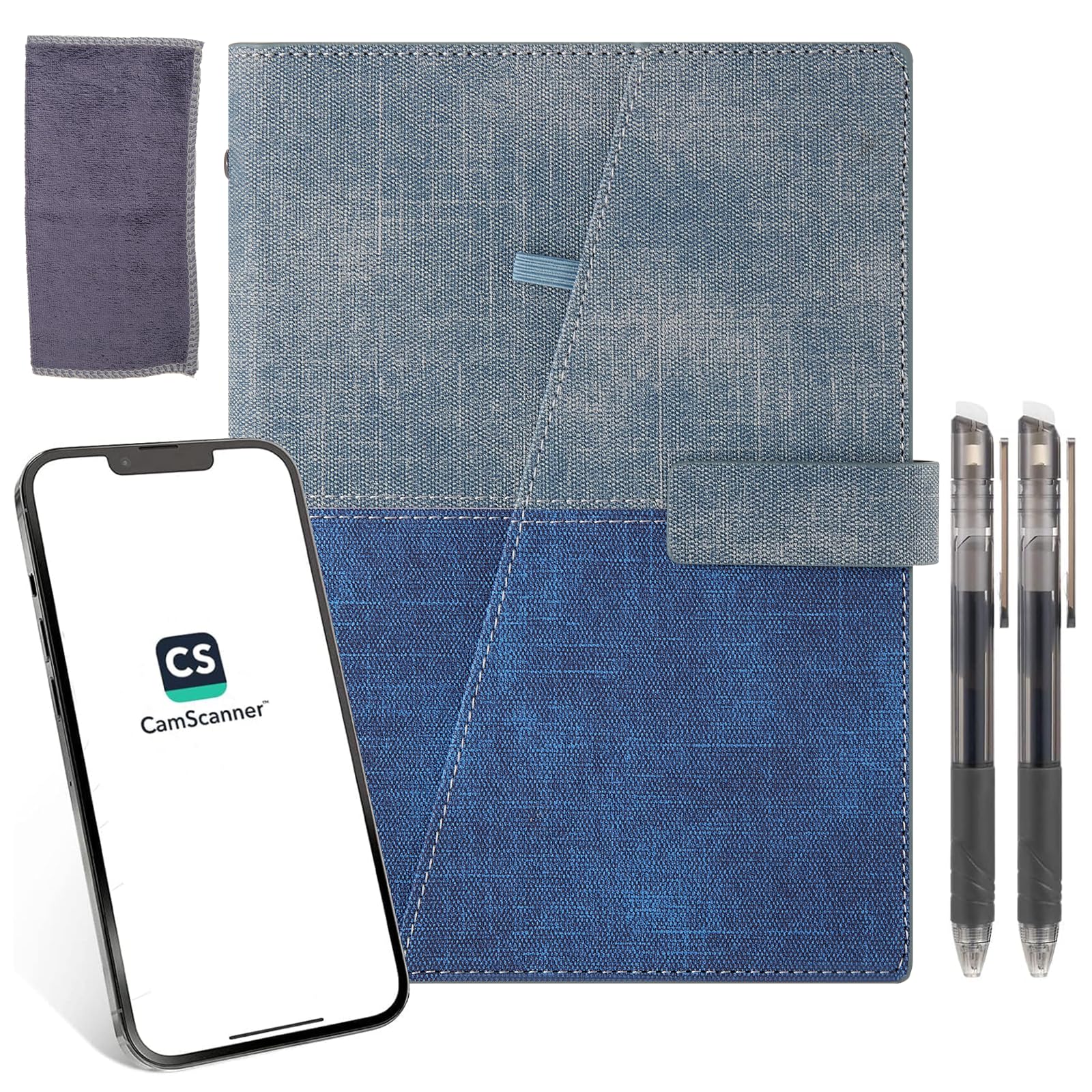 Libreta Inteligente Reutilizable YOMYM,Cuaderno A5 con 2 Plumas ...