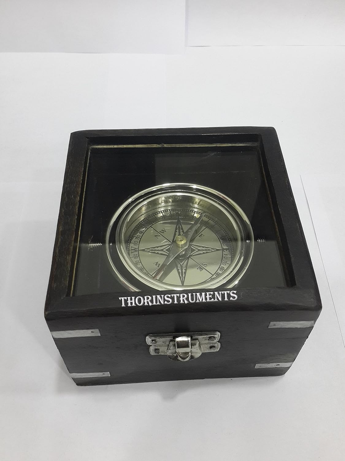 Amazon.com : Marine Chrome Compass - Ship Compass GIMBALED in Black ...