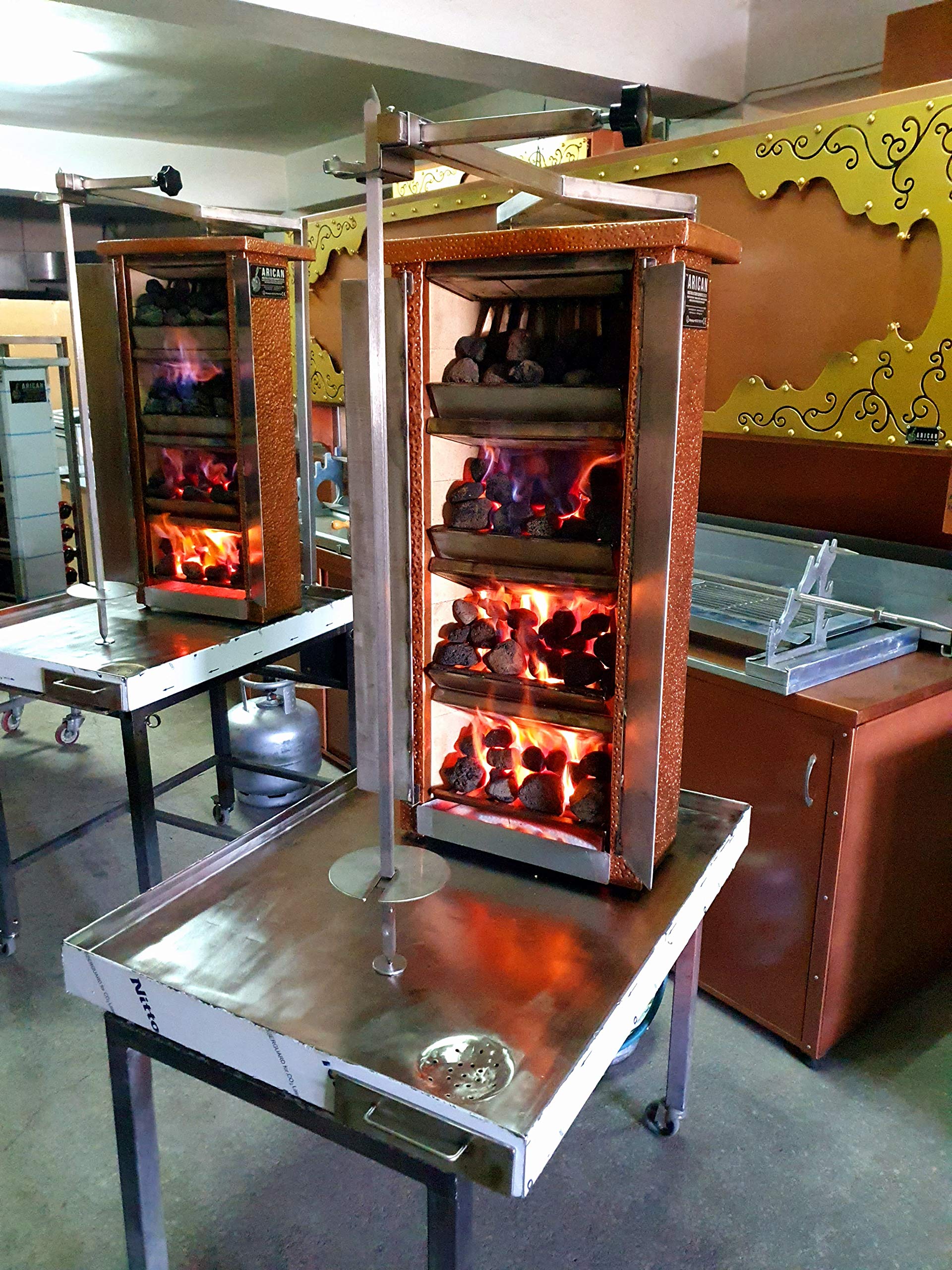 Buy & Lava Stone Doner Grill Kebab Machine Professional Commercial ...