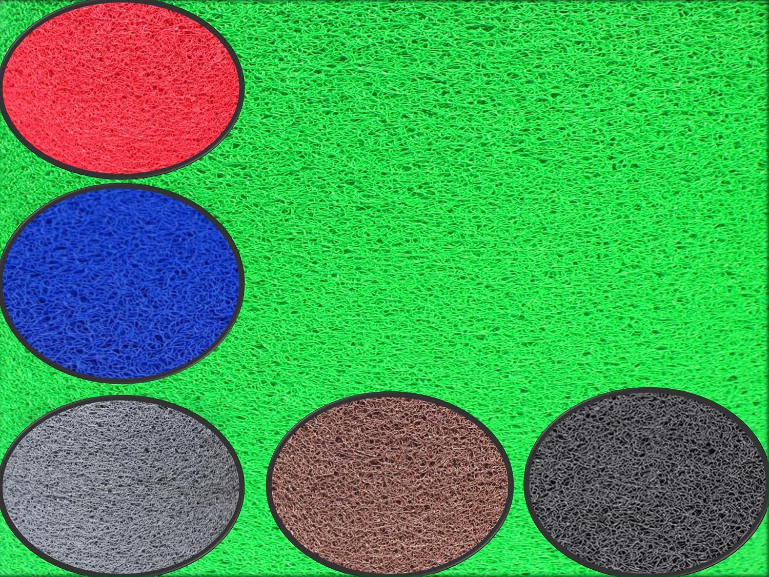 Buy Green Life Industries PVC Cushion Foot Mat Dirt Rub Off Thick Mesh ...