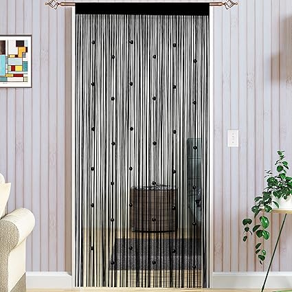 Taiyuhomes Bead String Curtains Door Fly Screen Curtain Beaded Curtain ...