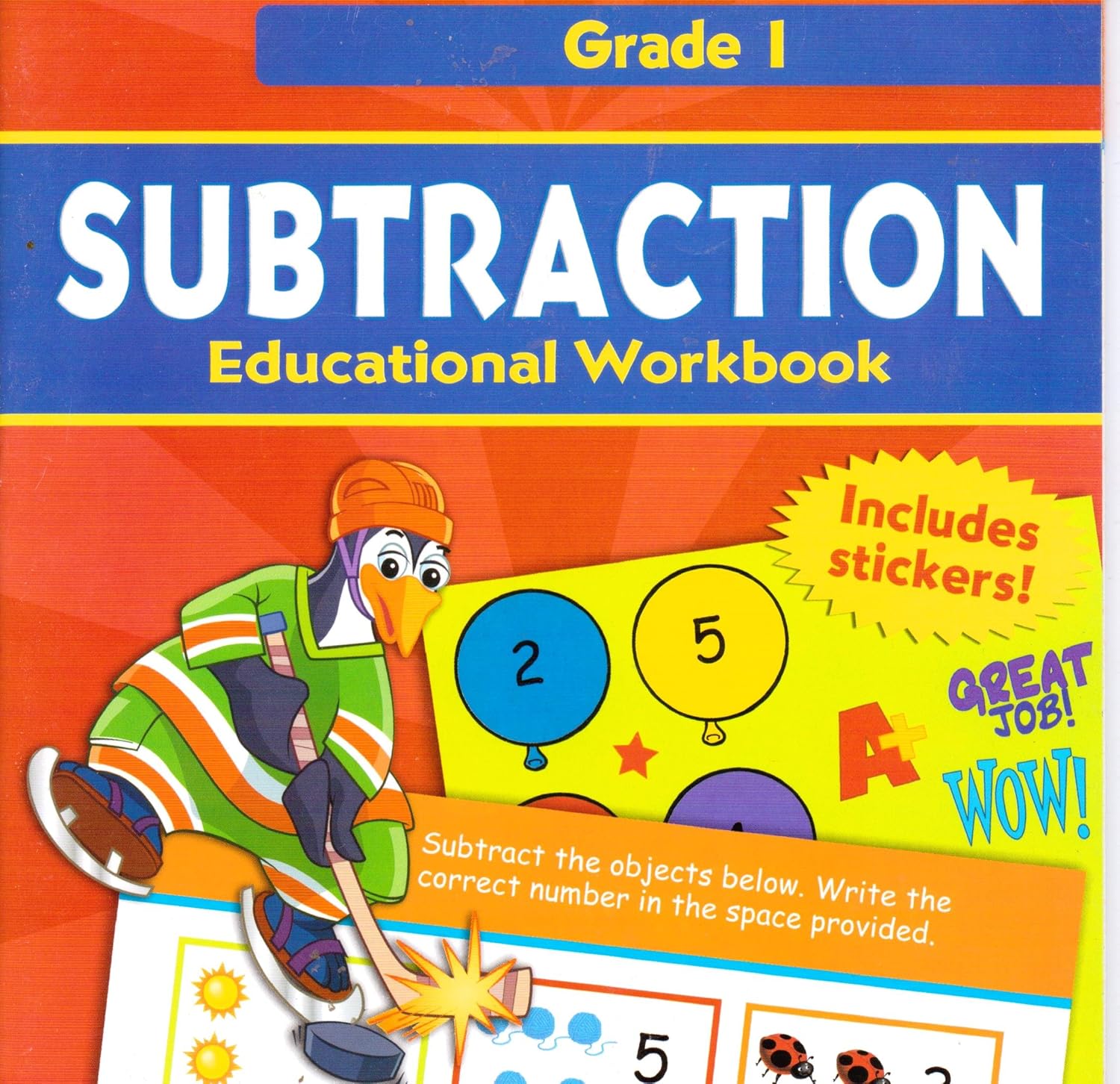Subtraction Educational Workbook Grade 1: The Clever Factory: Amazon ...