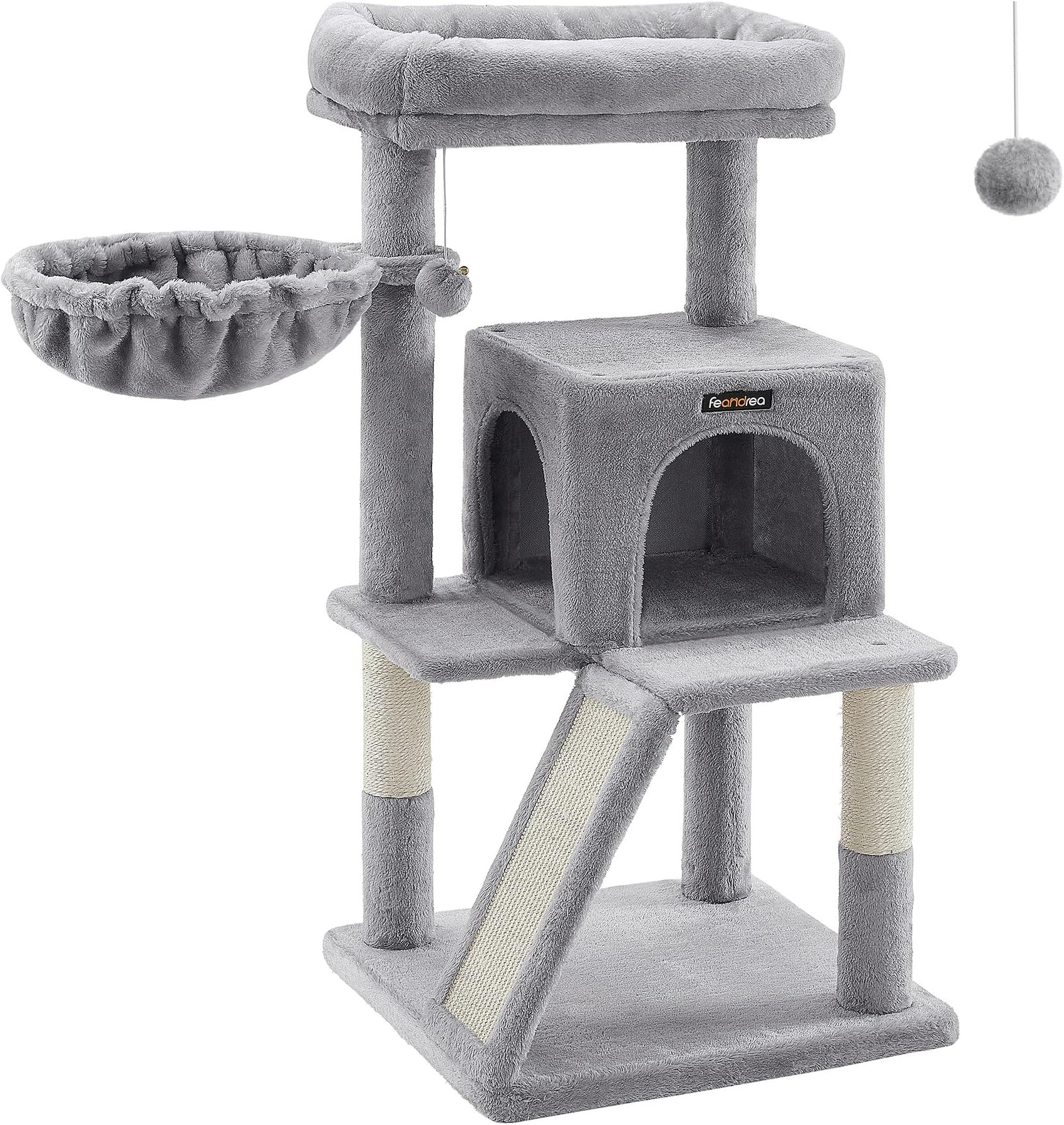 Feandrea Árbol de Gatos, Torre para Gatos Grandes, con Plataforma ...
