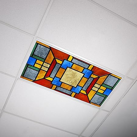 Octo Light Fluorescent Light Covers for Classroom Office - Eliminate ...