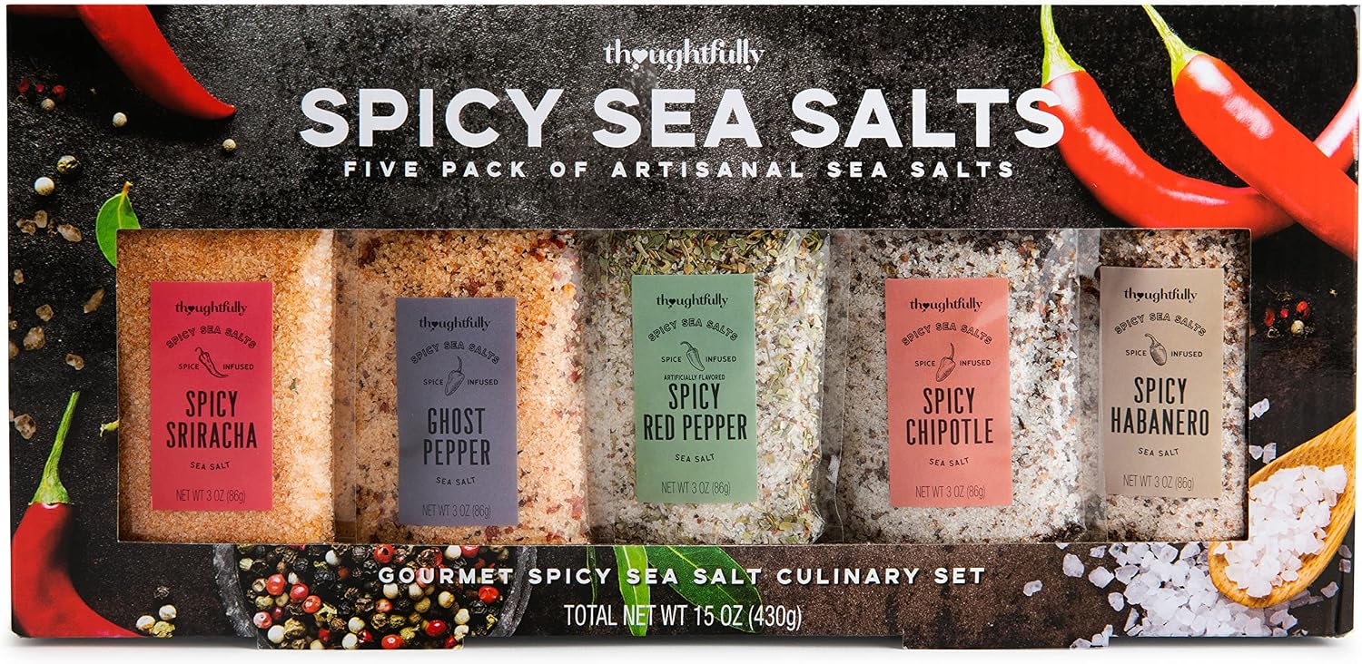 Modern Gourmet Foods, Spicy Sea Salt Gift Set, Flavours Include ...