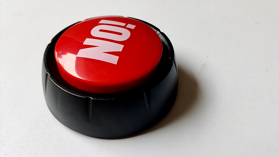 Watch CRTEPST The Big Red NO Sound Button Desktop Sound Toy on Amazon Live