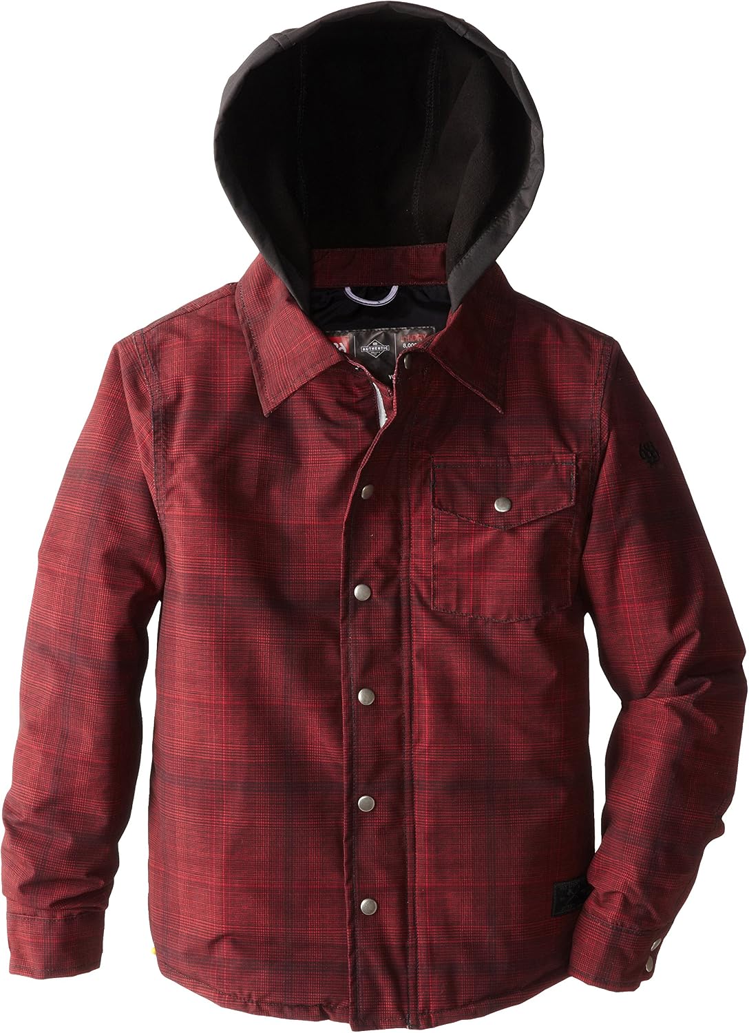 Amazon.com: 686 Boys Authentic Hunter Shacket, Red Plaid, Small ...