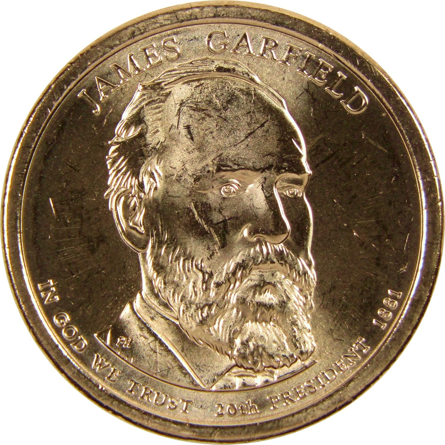2011 D James A Garfield Presidential Dollar BU Uncirculated $1 Coin at ...