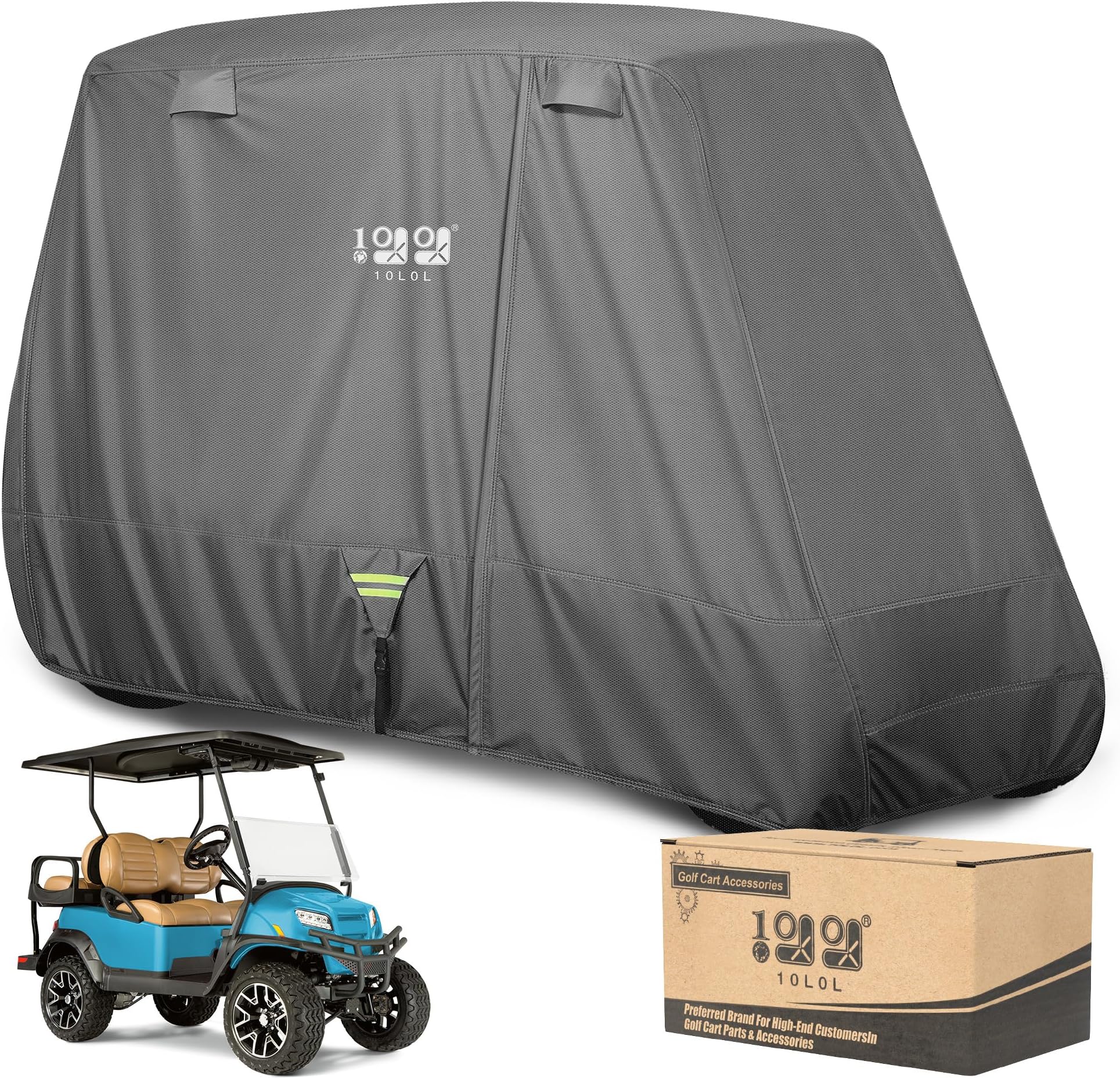 Amazon.com: Kandi America All-Weather Cover for Golf Cart and UTV ...