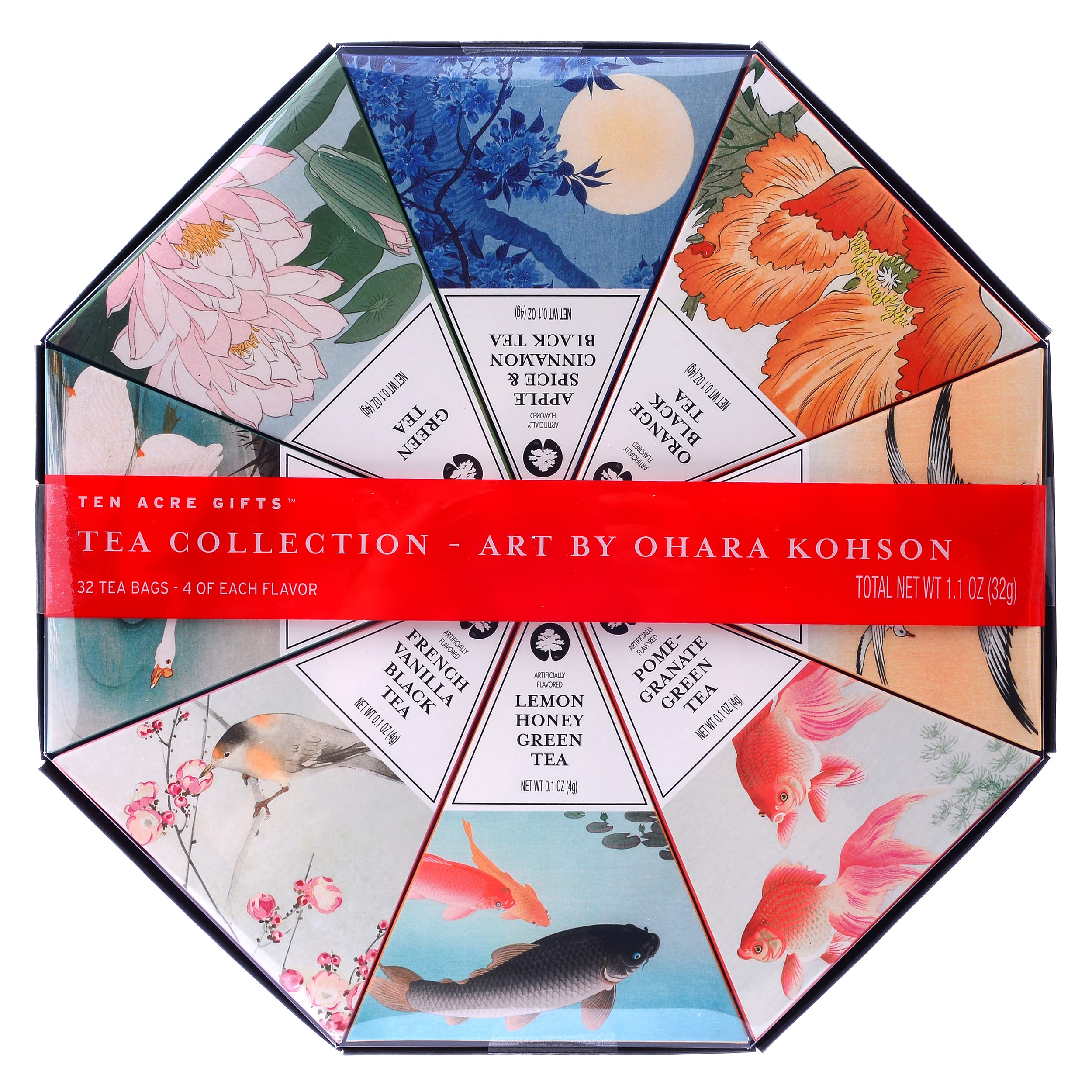 Amazon.com: Ten Acre Gifts Artists Tea Box Gift Set, Assorted Tea Bags ...