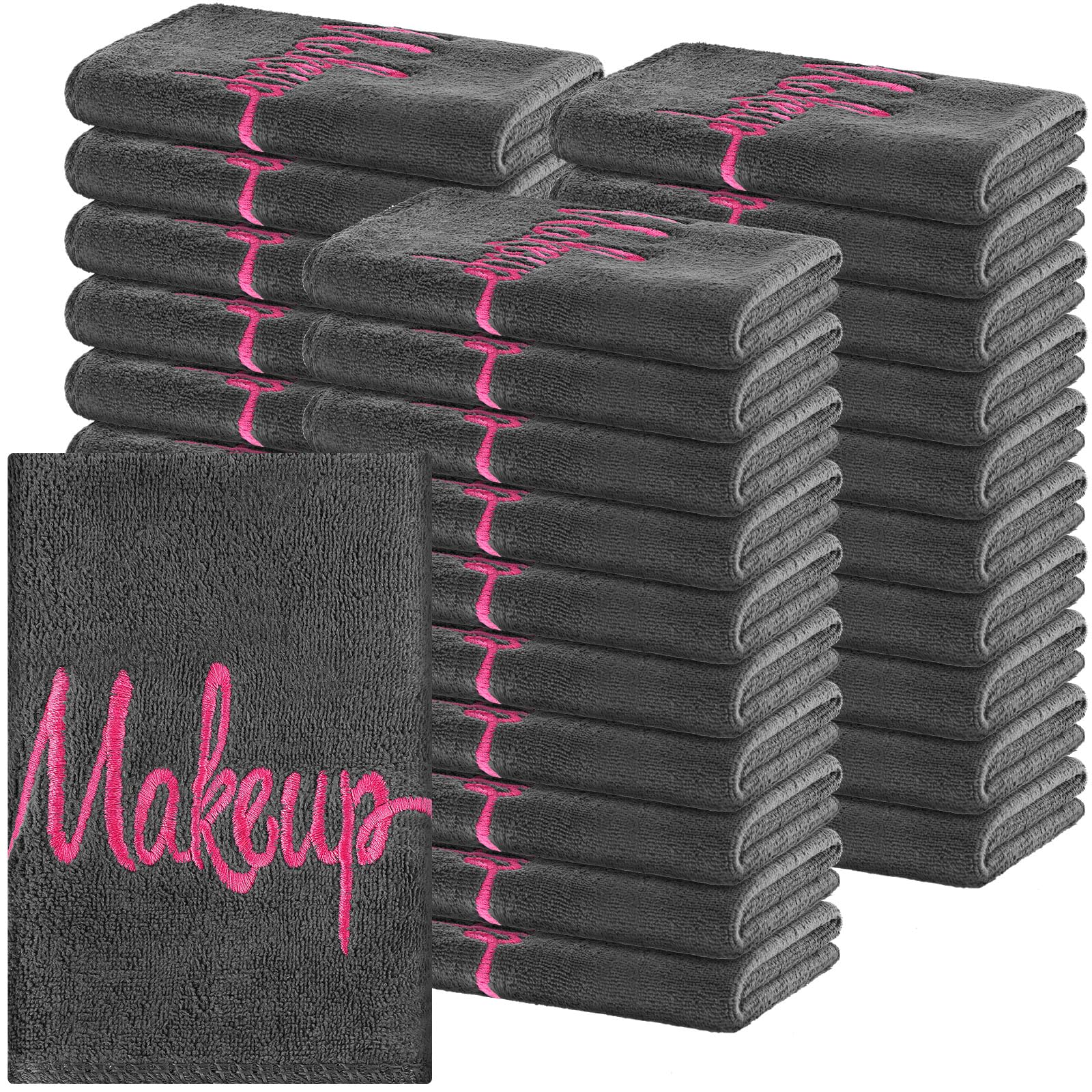 Amazon.com: Preboun 96 Pack Makeup Remover Cloths, 13 x 13 Inch Makeup ...