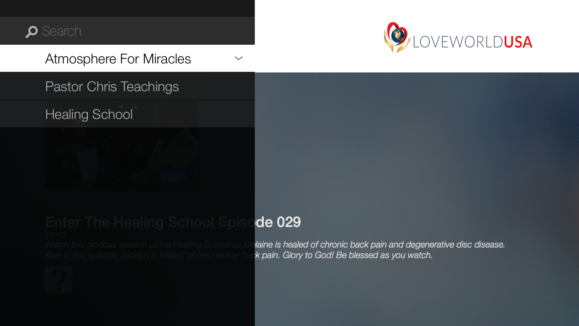 LoveworldUSA - App on Amazon Appstore