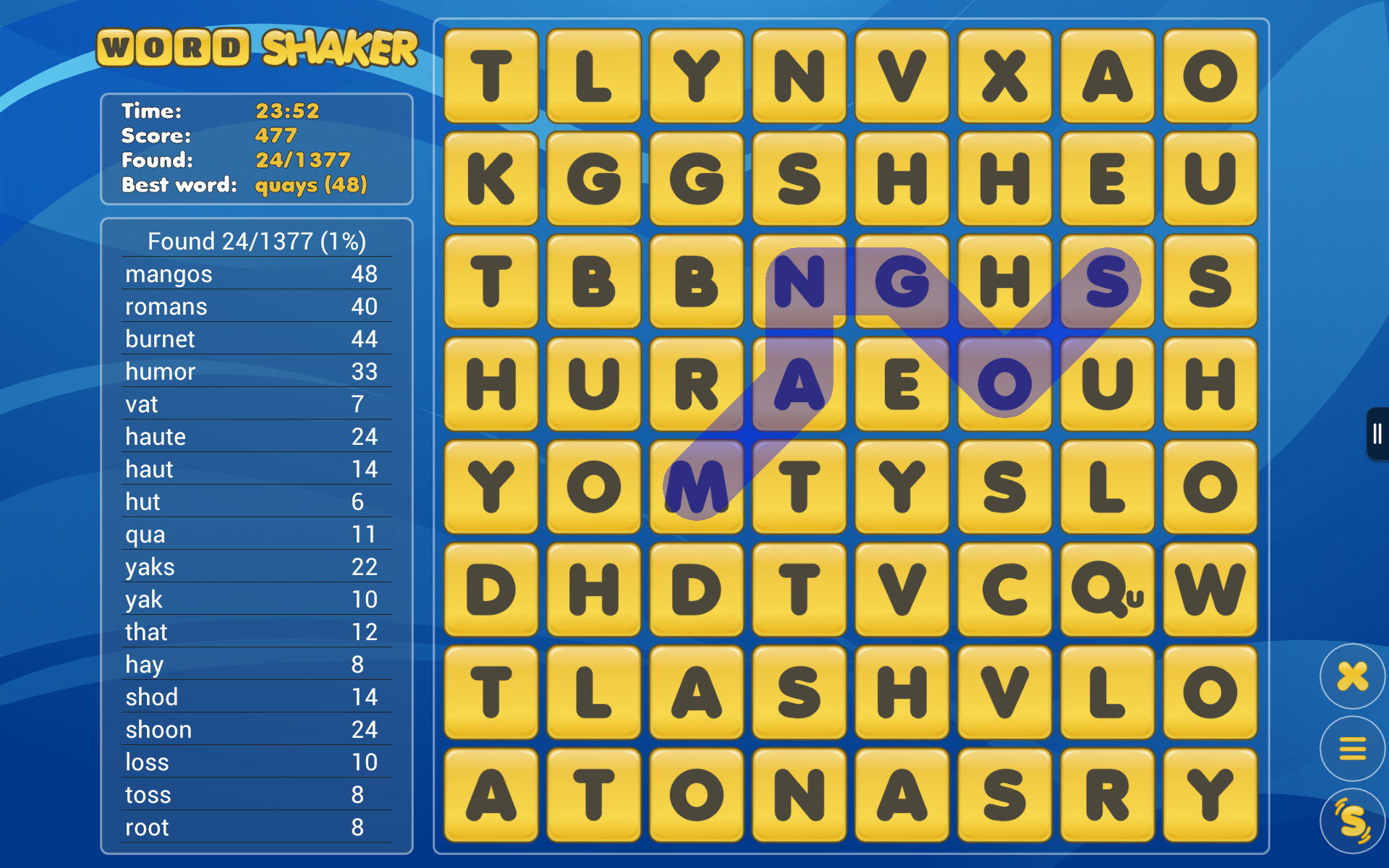 Word Shaker Free - App on Amazon Appstore