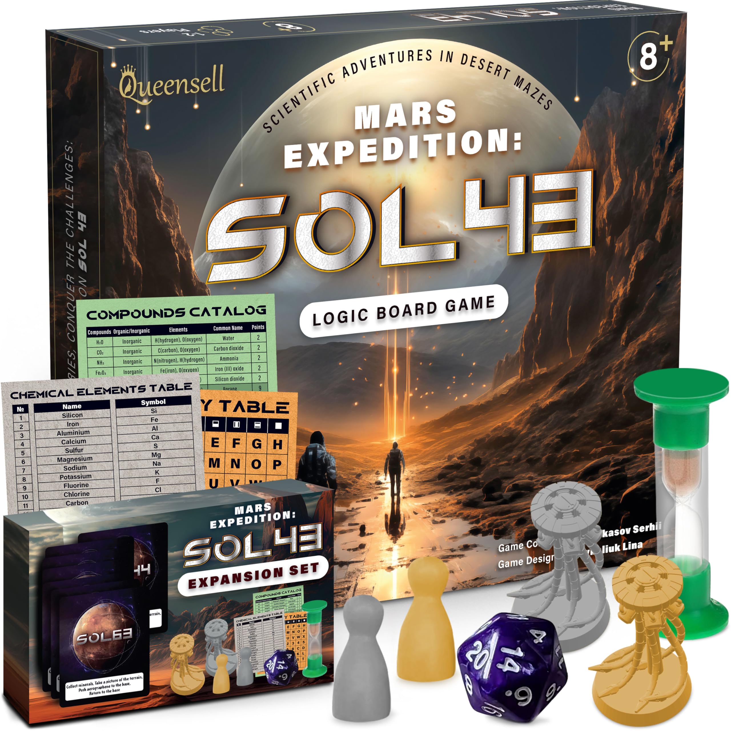 Amazon.com: Logic Board Games for Kids and Adults – Mars Expedition ...