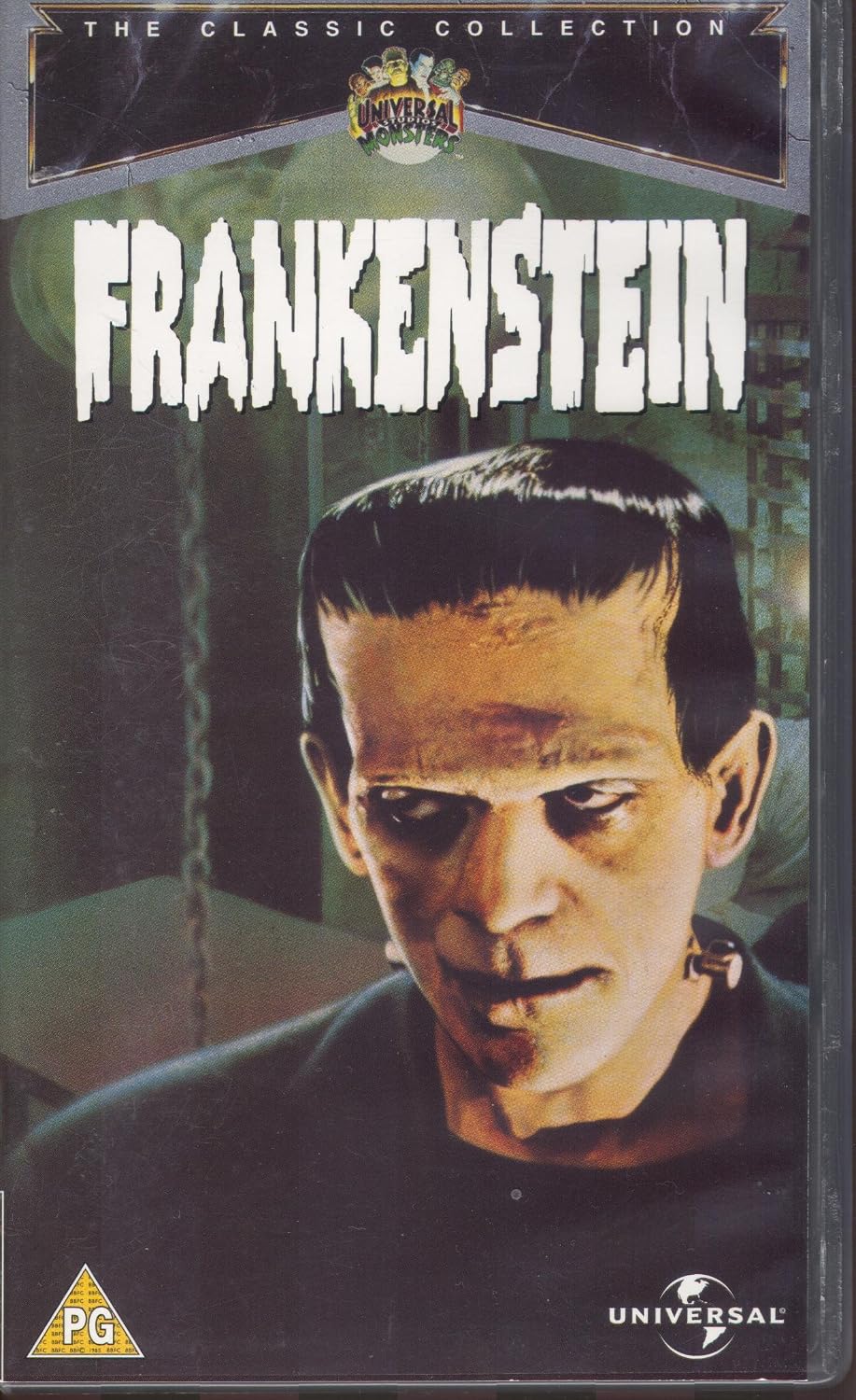 Amazon.com: Frankenstein [VHS] : Colin Clive, Mae Clarke, Boris Karloff ...