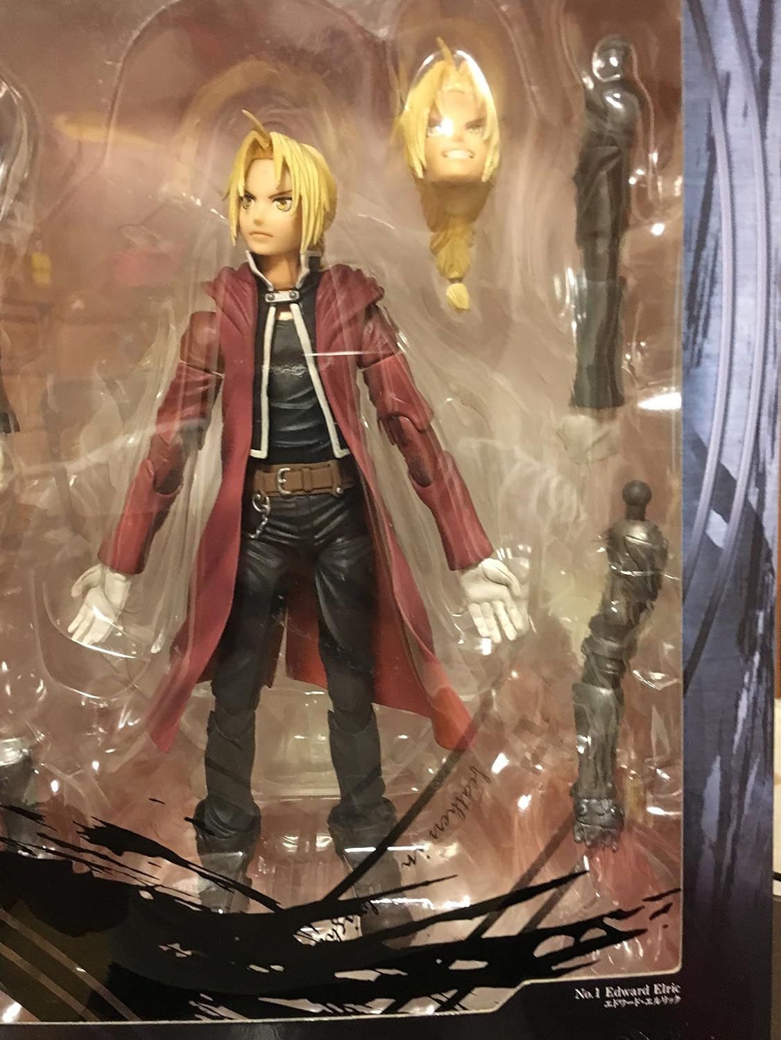 Amazon.com: Fullmetal Alchemist Brotherhood: Edward Elric Play Arts Kai ...