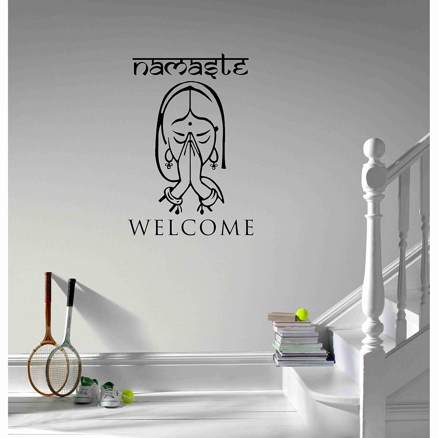 KREEPO Namaste Welcome Wall Sticker for Home : Amazon.in: Home Improvement