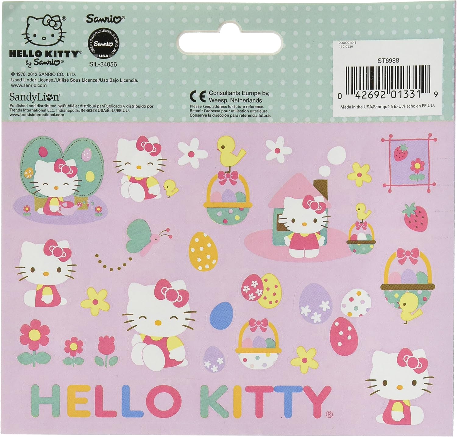 Amazon.com: Sandylion Hello Kitty EAS Mini Foldover Stickers : Arts ...