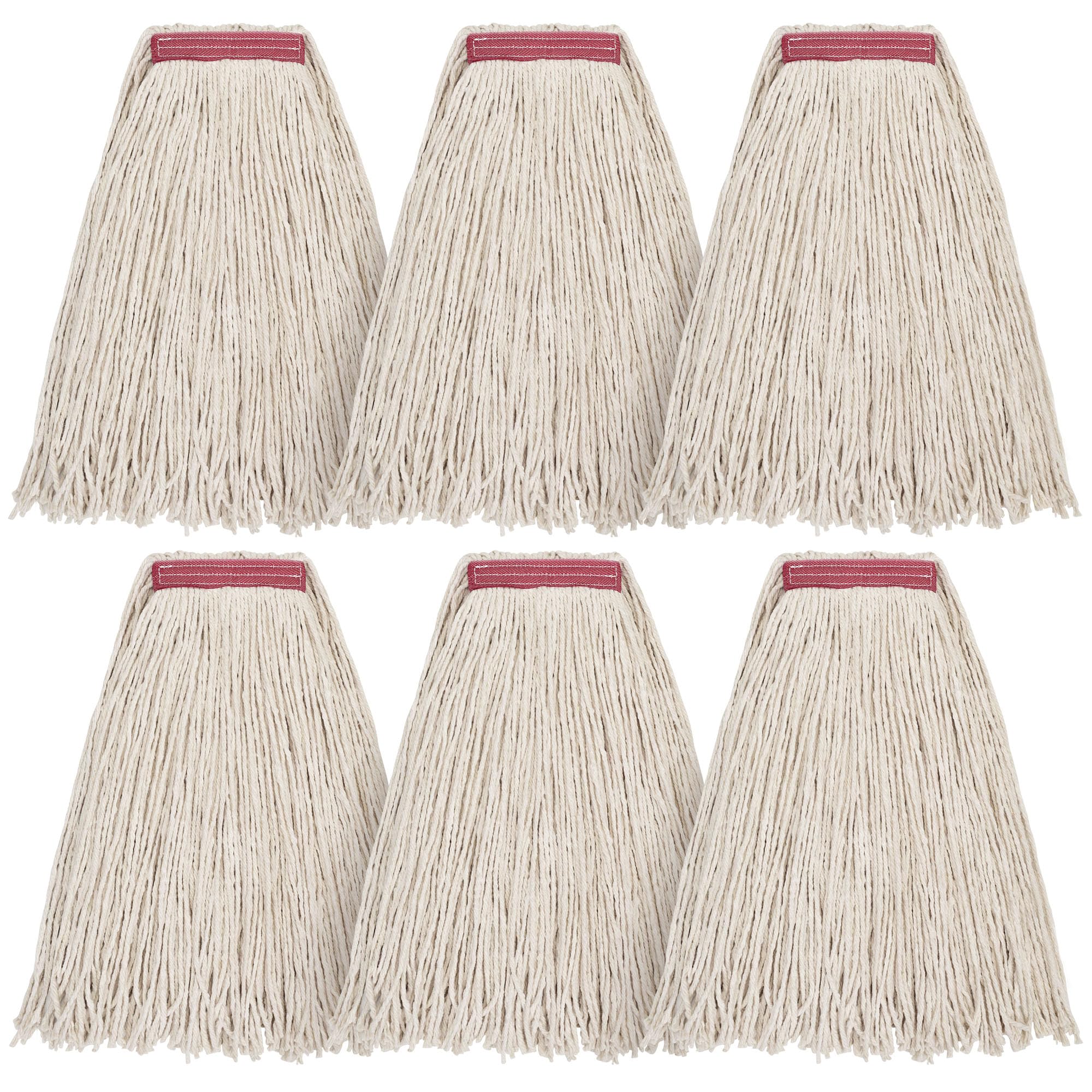 Amazon.com: Matthew Cleaning 20oz 6Pack Cotton Floor Mop,Cotton Looped ...