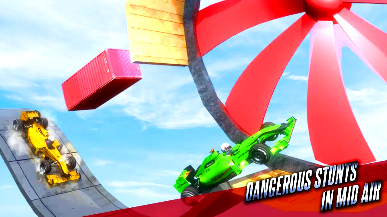 Top Speed Formula One Car Mega Ramp Extreme Stunts 3D Simulator Game ...