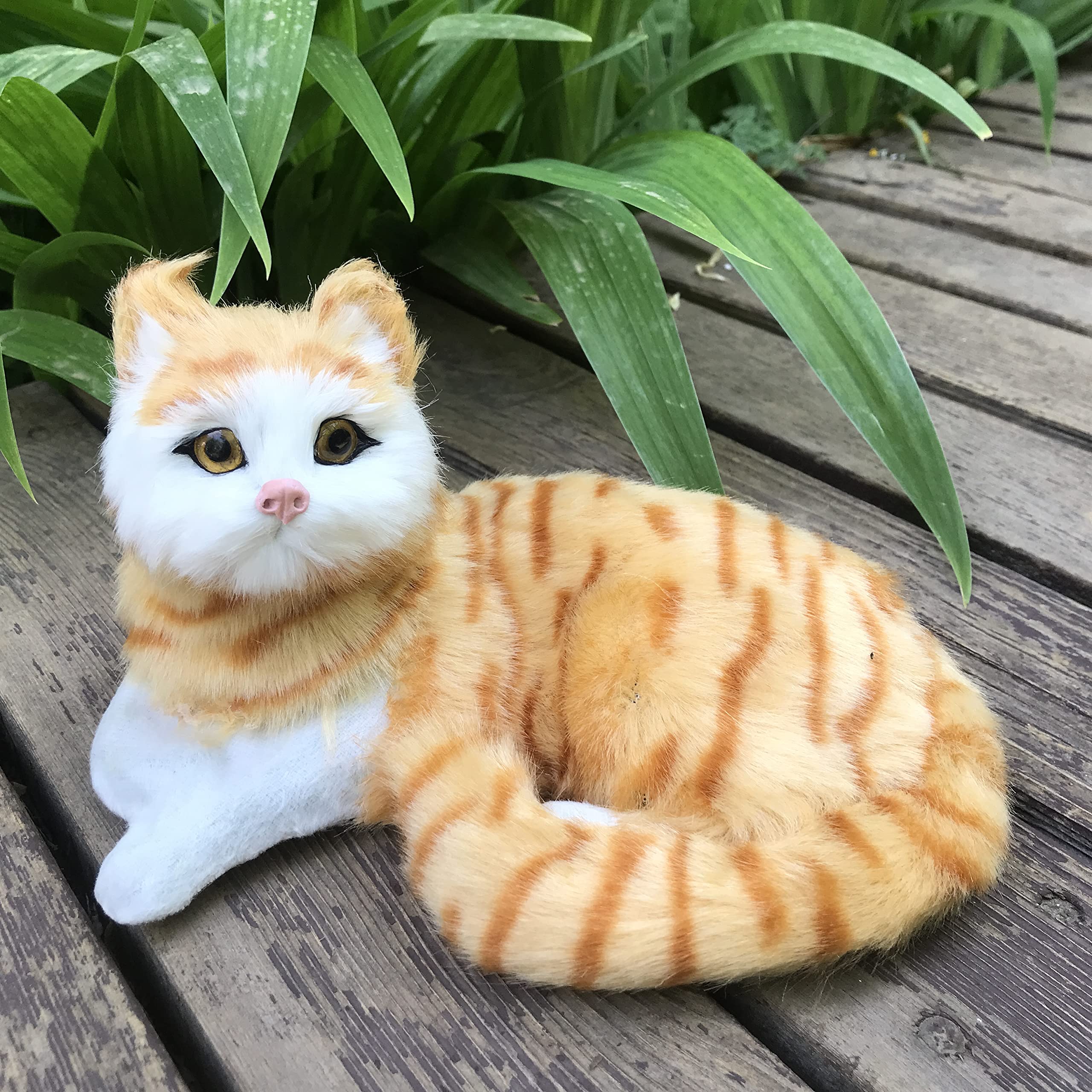 Faux Fur Orange Tabby