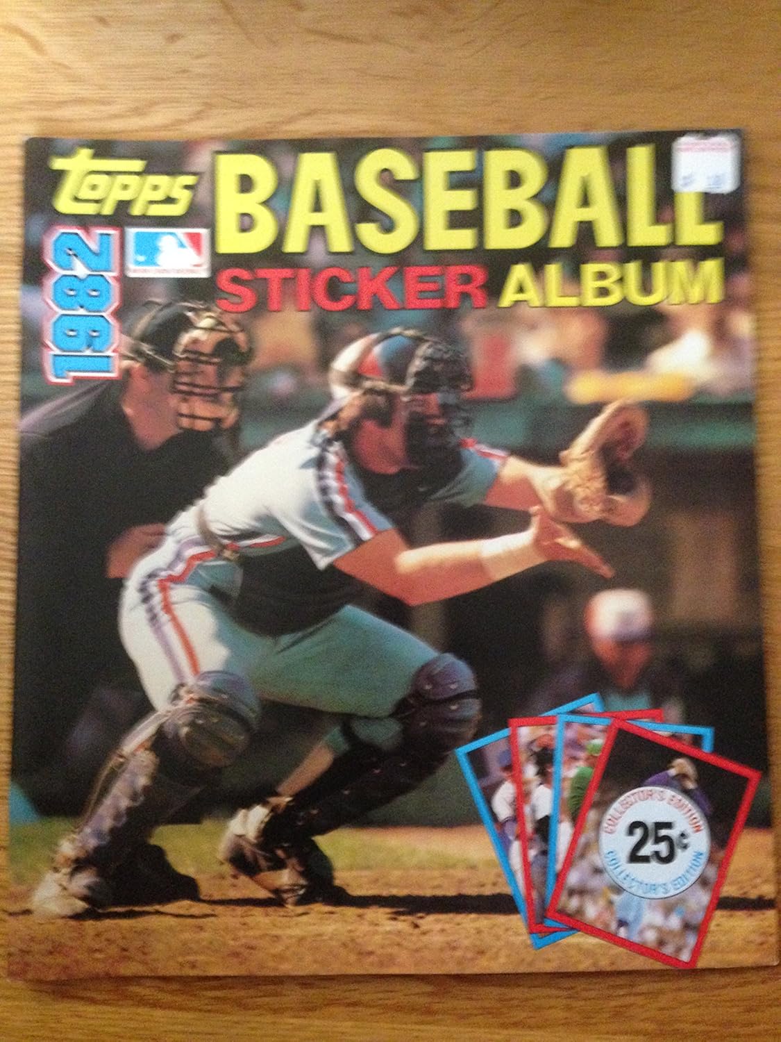 Amazon.com: 1982 TOPPS BASEBALL STICKER ALBUM NICE GRADE : Collectibles ...