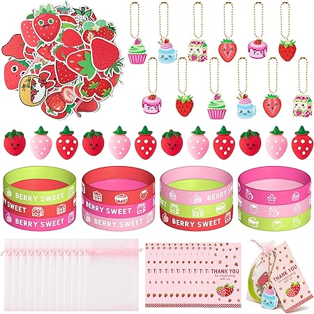 Amazon.com: Strawberry Stampers for Kids, Themed Berry First Birthday ...