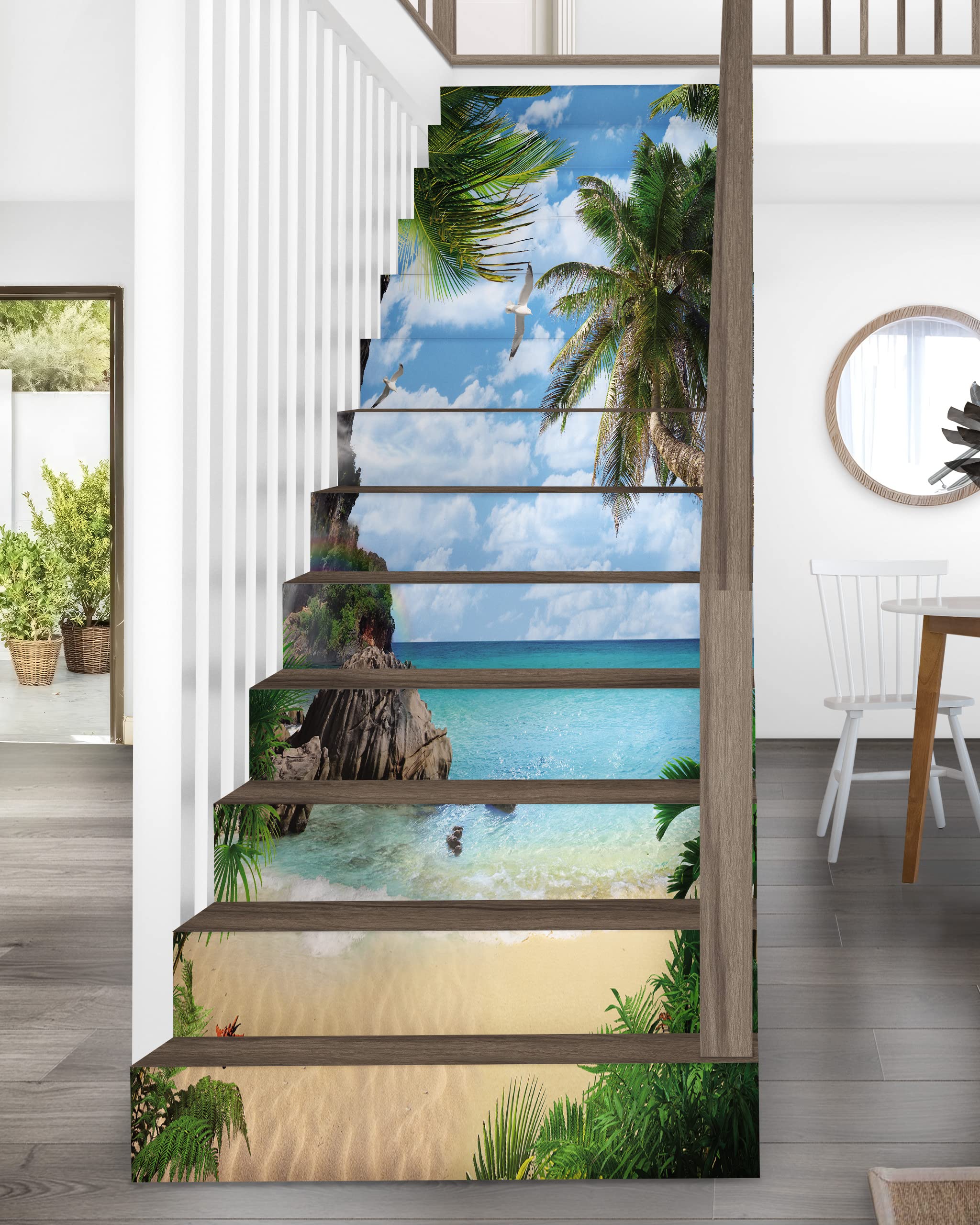 Beach Stair Riser Mural Stickers Riser Decals – Mirth Studio