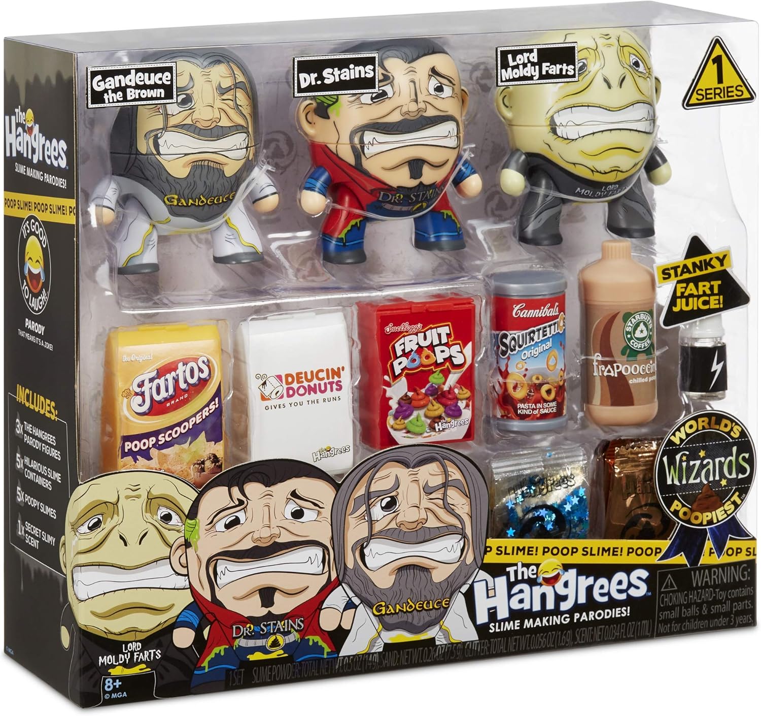 Hangrees 563082 World’s Poopiest Wizards, Multi – TopToy