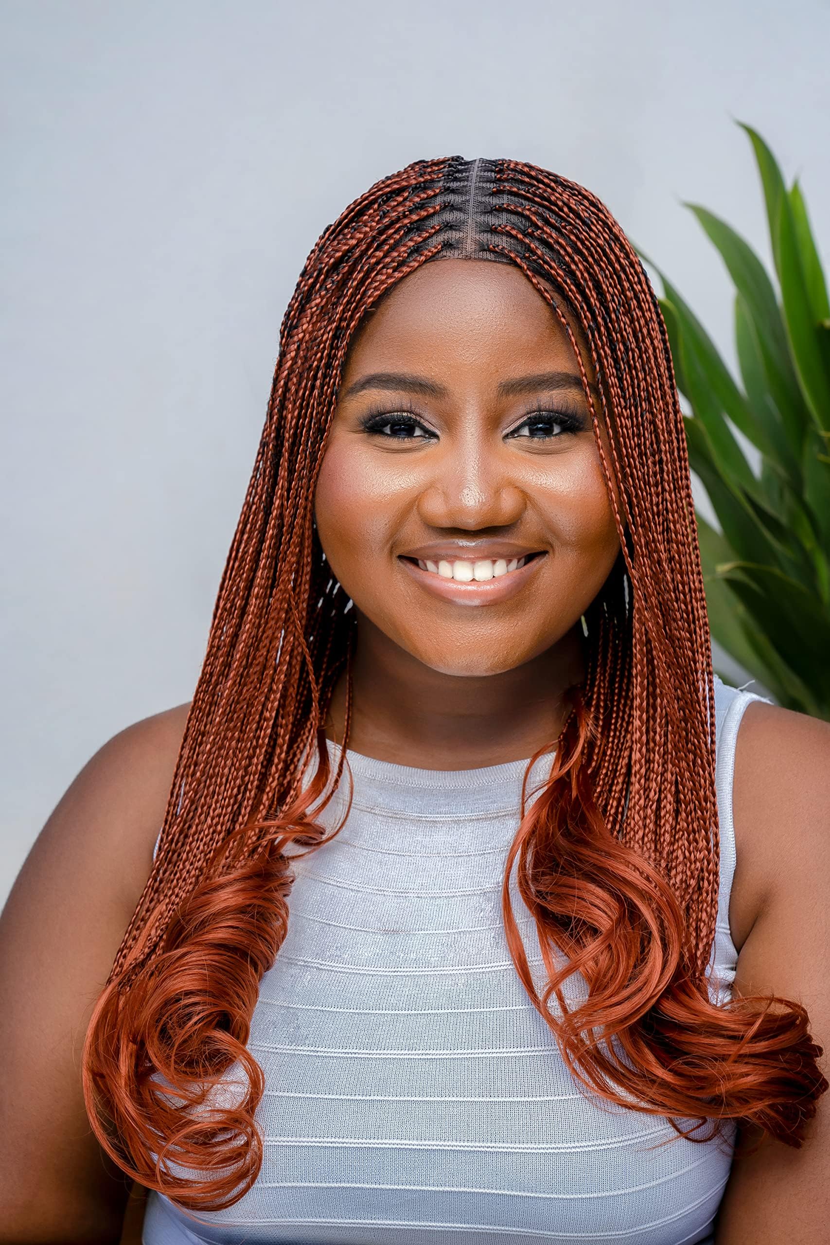 Amazon.com : WOW BRAIDS 18" Full 360 HD Transparent Lace Front Knotless ...