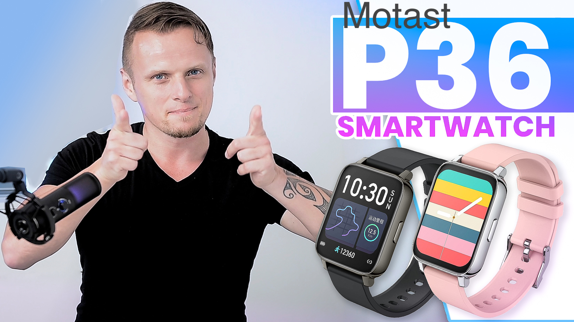 Watch Motast P36 Smartwatch - unbox, setup, accuracy & features on ...