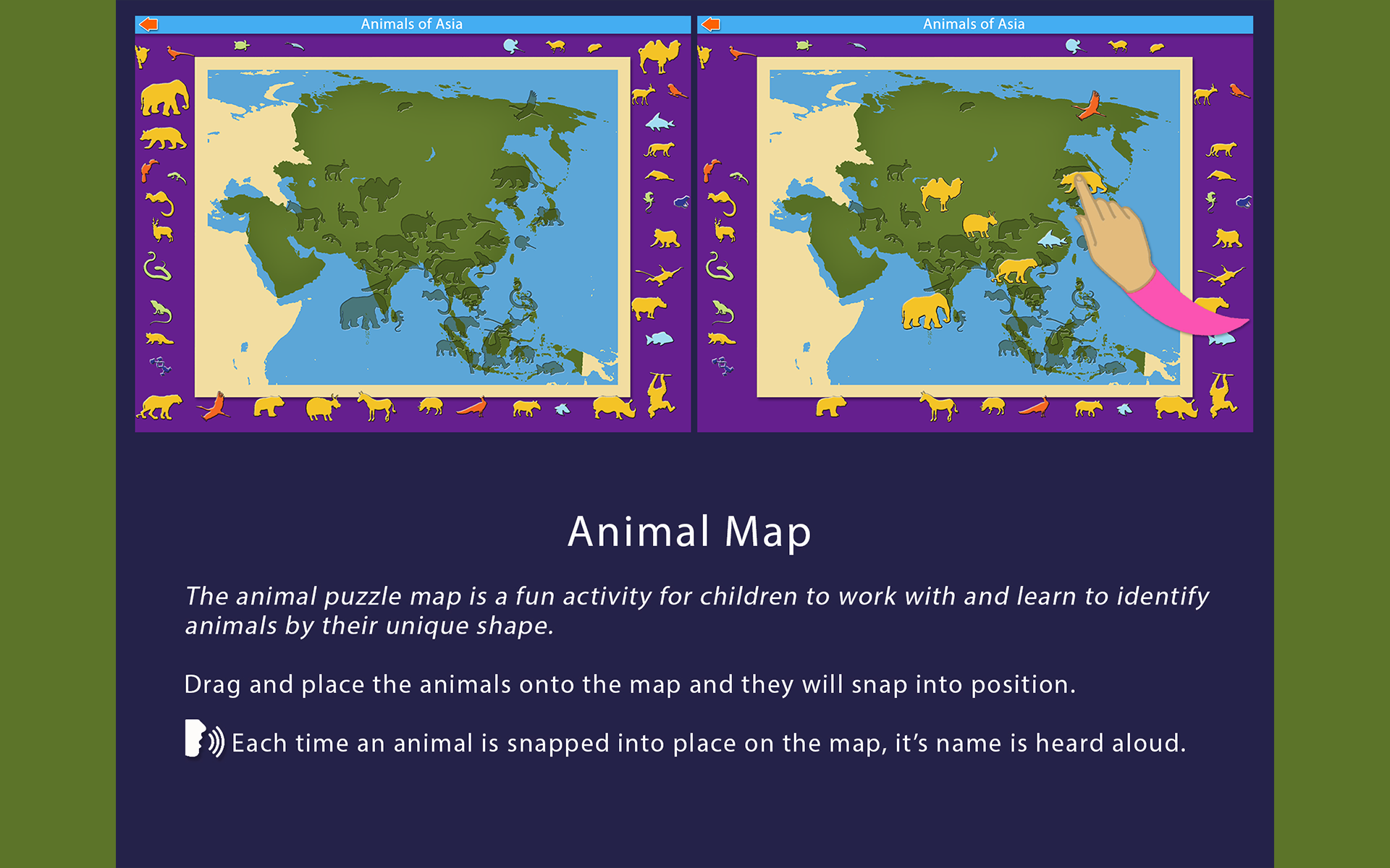 Montessori Geography - Animals of Asia - App on Amazon Appstore