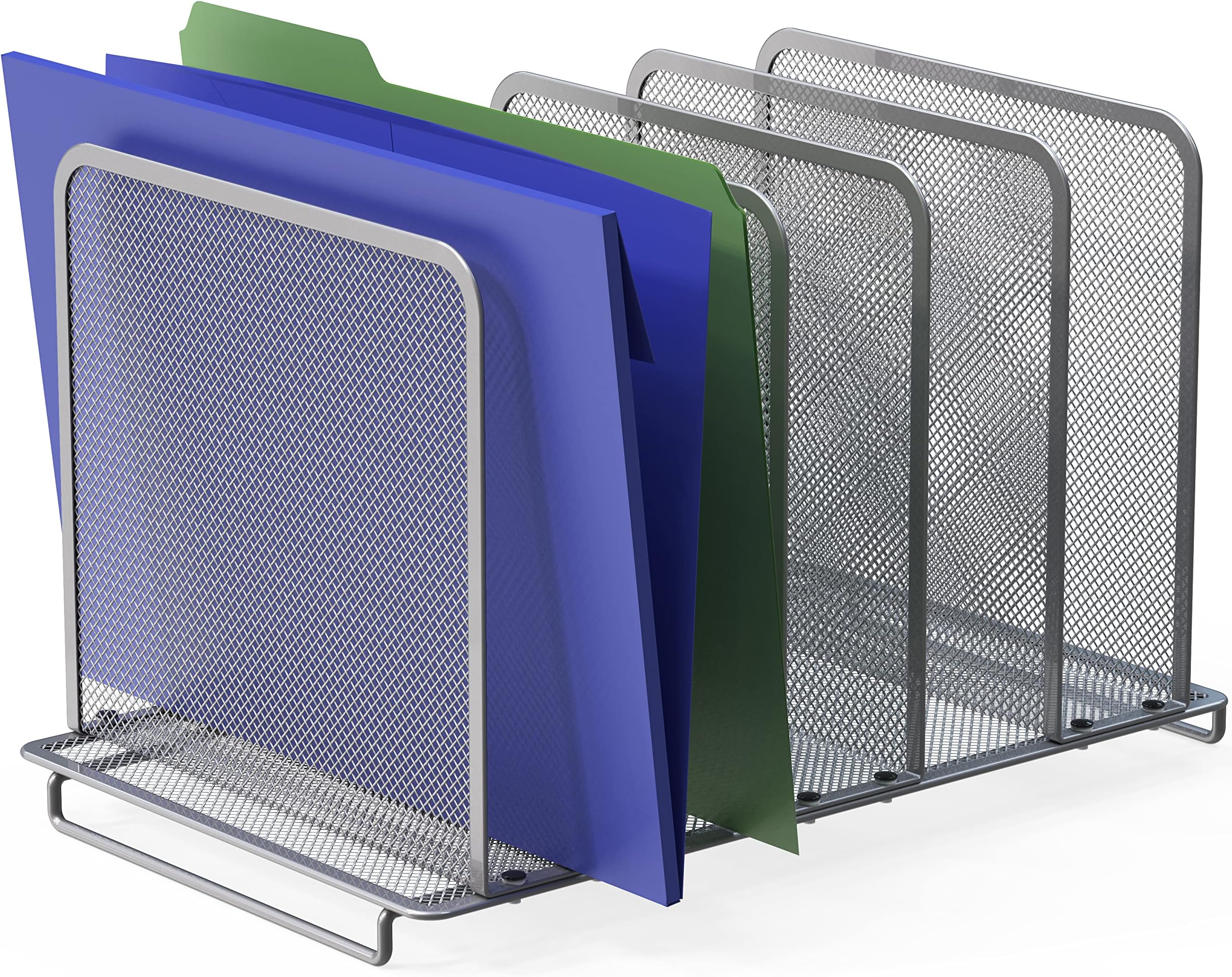 Amazon.com : Simple Houseware Expandable 5 Section Upright File Sorter ...